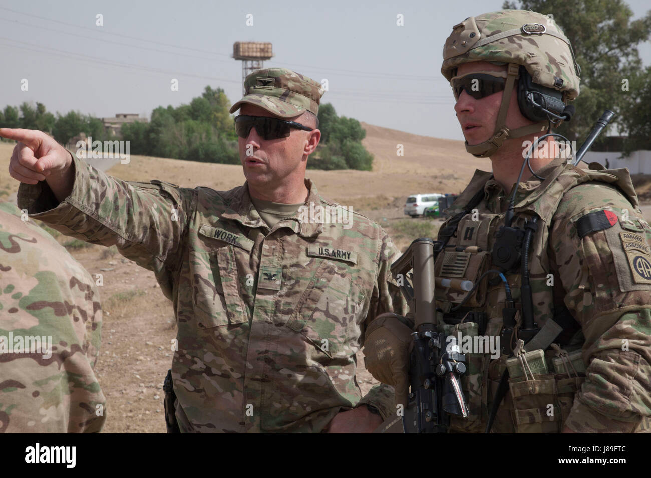 U.S. Army Col. Pat Work, deployed in support of Combined Joint Task ...