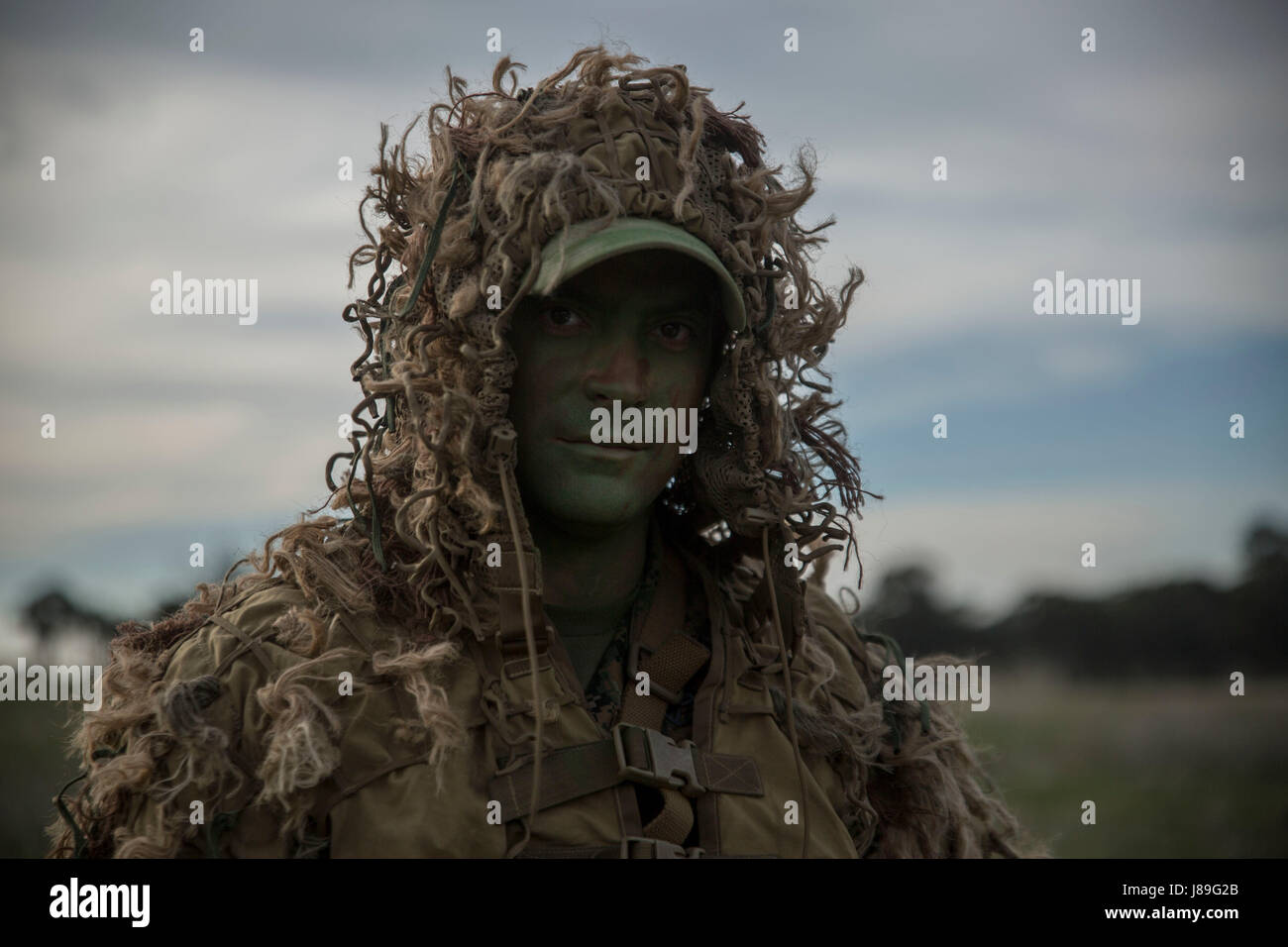 A Staff Sergeant competes in a sniper competition during the Australian ...