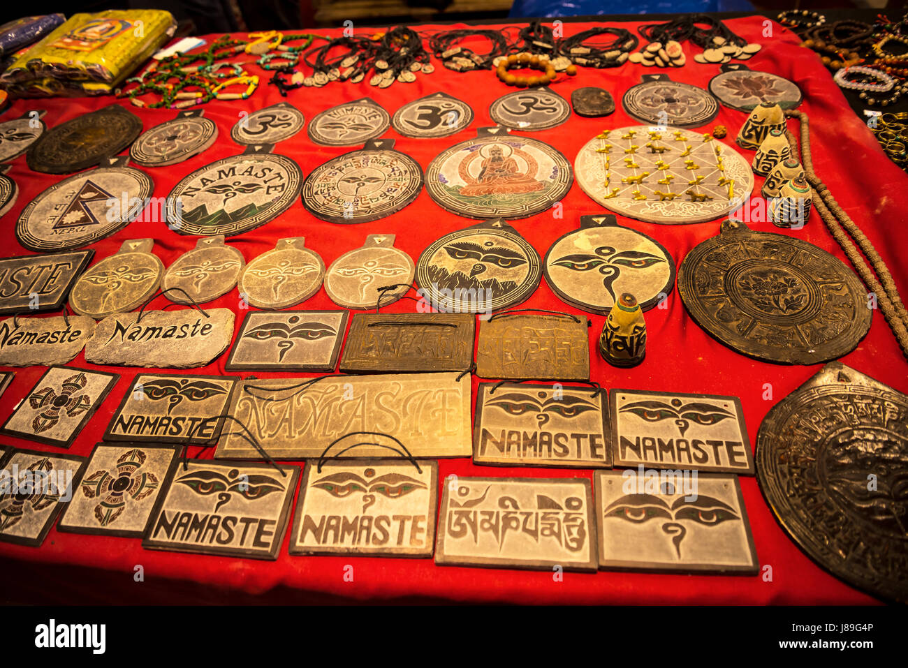 Oriental objects at the Festival of the Orient in Rome Italy Stock ...