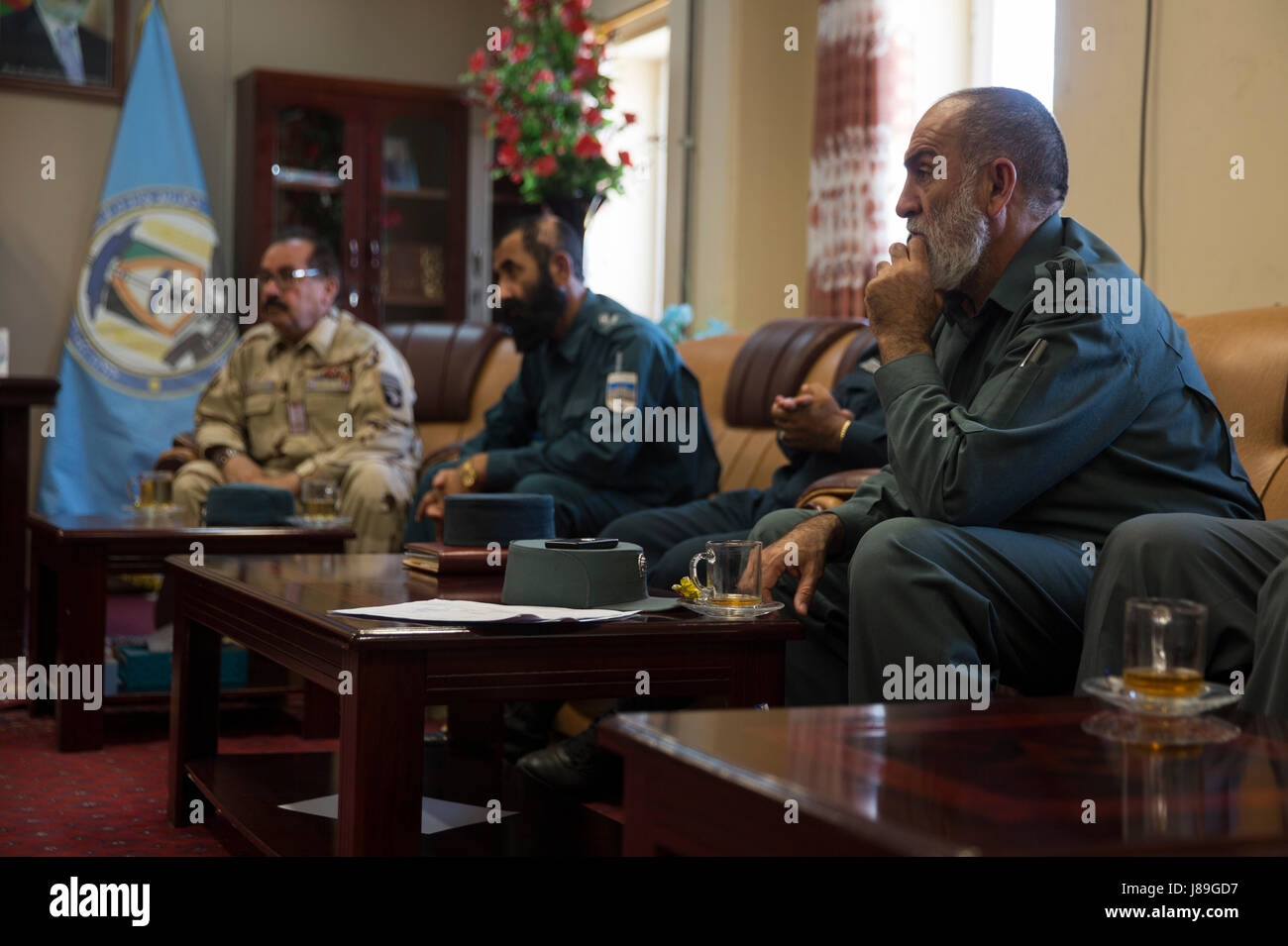 Col. Haji Tor, the provincial logistics officer of Helmand Province ...