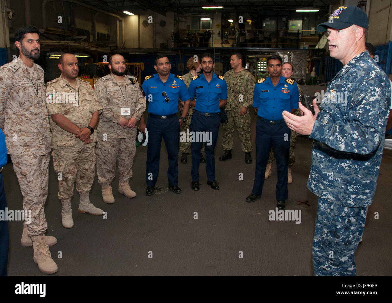 Lt. Mick Kalman discusses the capabilities of Afloat Forward Staging ...