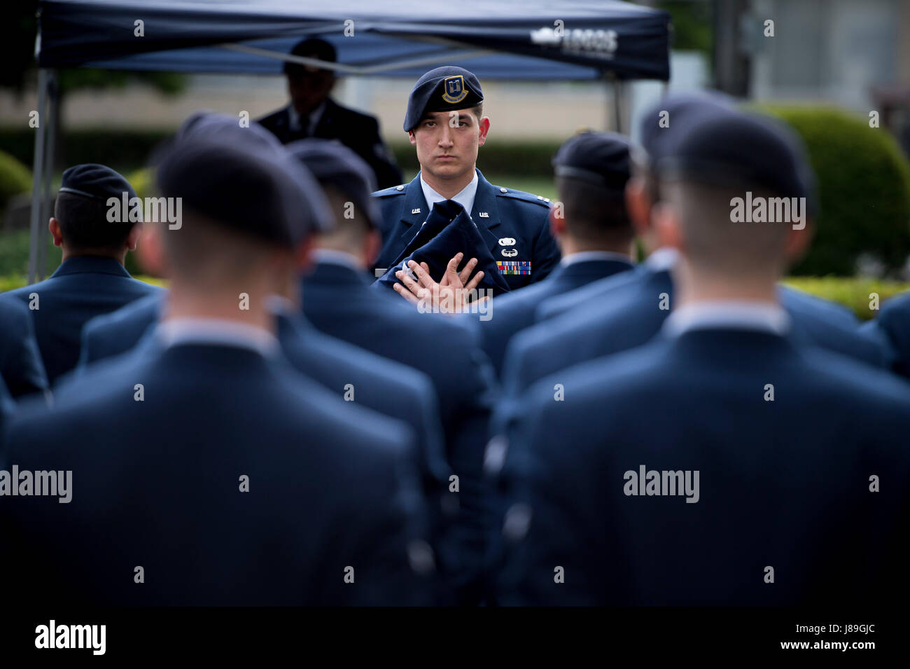 Capt. Michael F. Winter, 374th Security Forces Squadron commander ...