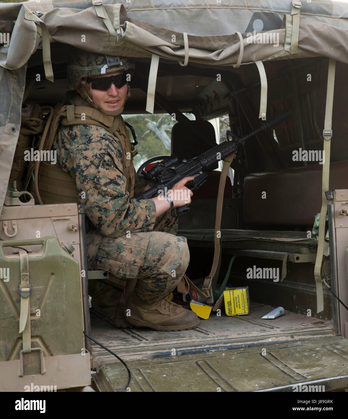 Sgt. Sean Boyd travels to his next match, May 18, 2017, at the ...