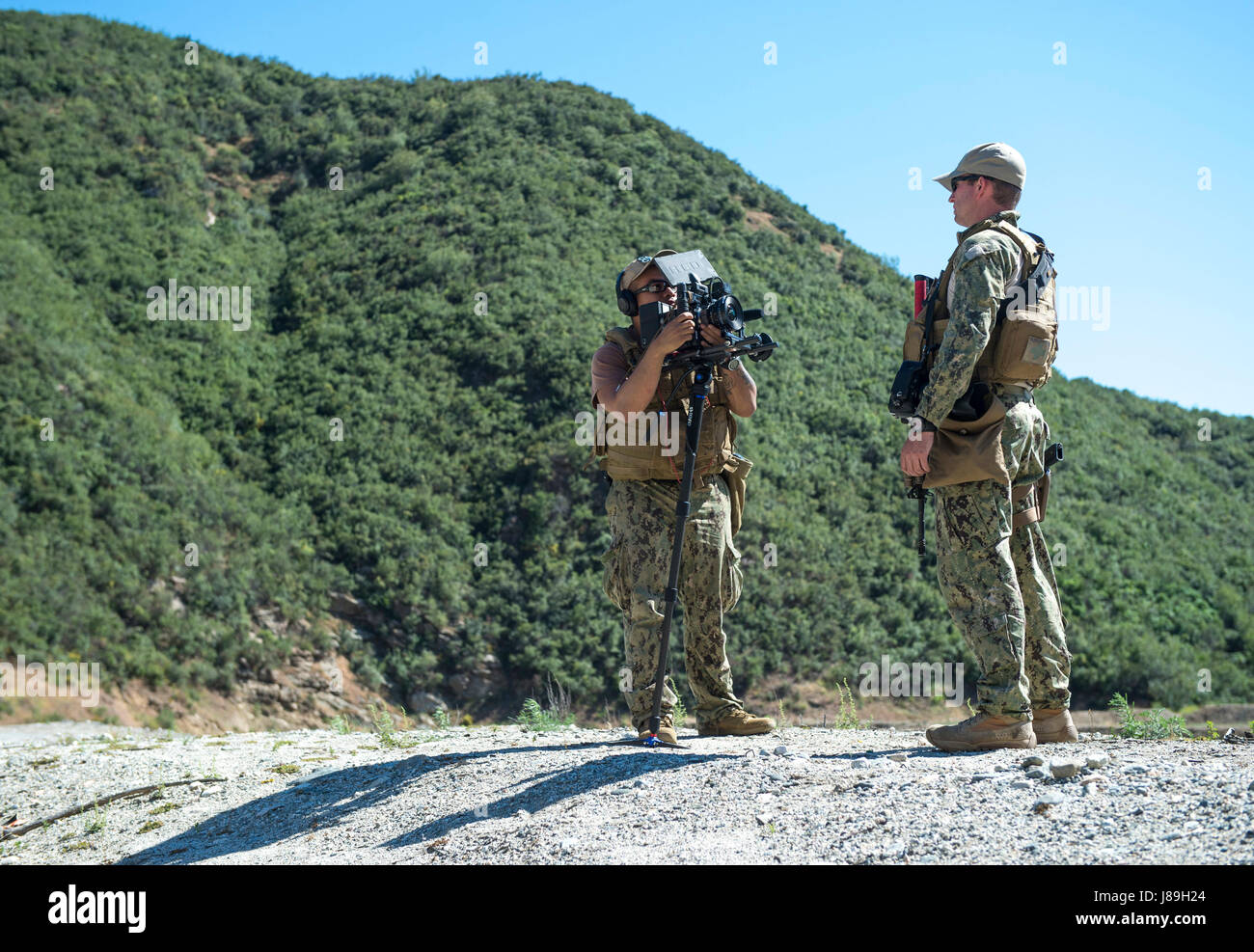 Mass Communication Specialist 1st Class Arthurgwain Marquez interviews ...