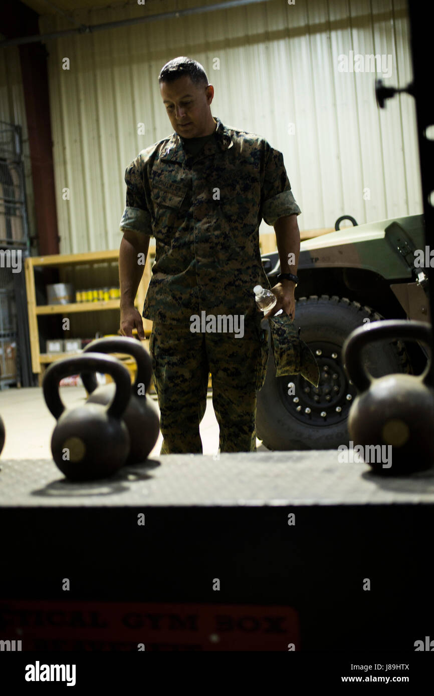 Colonel Adam L. Chalkley, the commanding officer of Combat Logistics ...