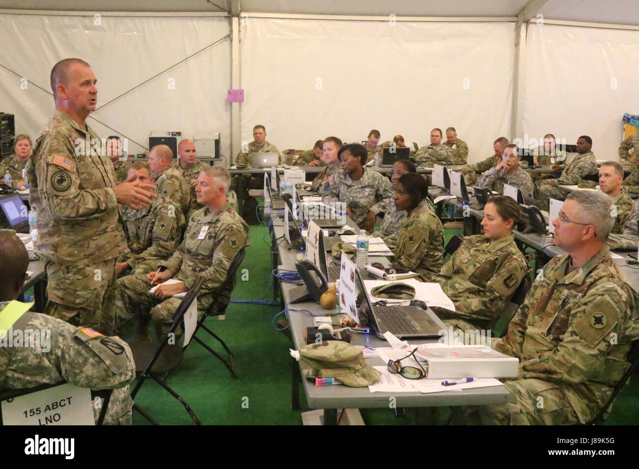 Brig. Gen. David O. Smith, the commander of the 184th Sustainment ...