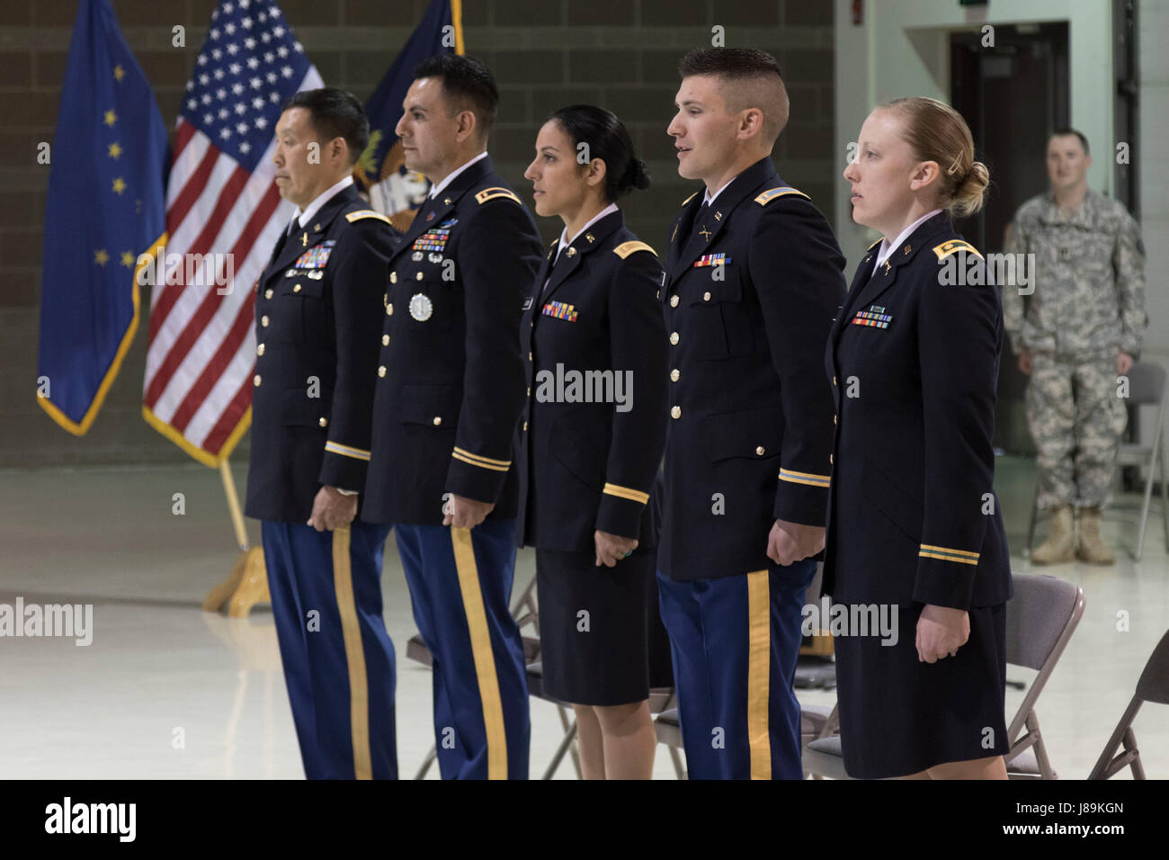 Lt. Col. Wayne Don, commander of the 38th Troop Command, 2nd Lt. Ivan ...