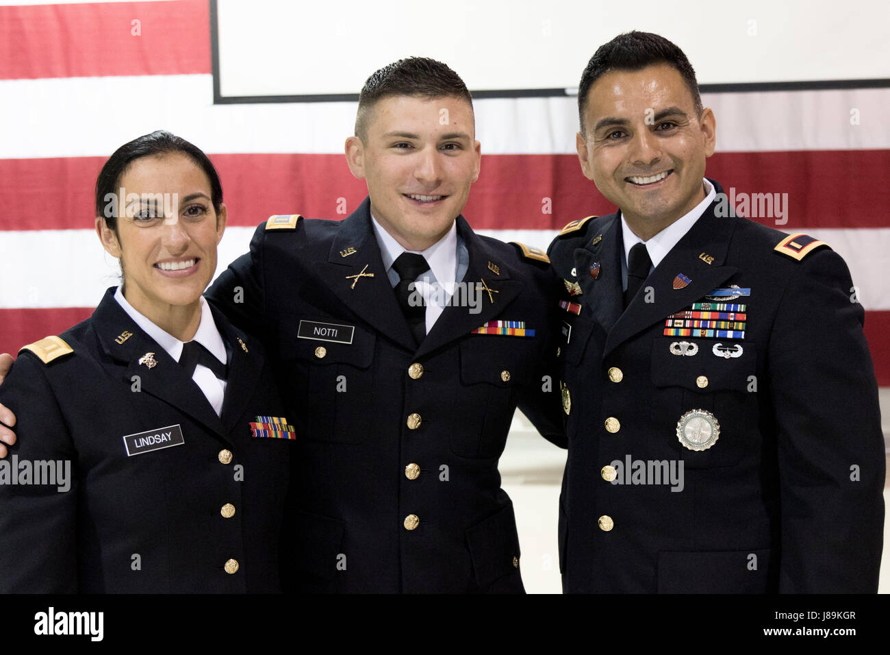 2nd Lt. Ivan Cuevas, 2nd Lt. Marisa Lindsay, and 2nd Lt. David Notti ...