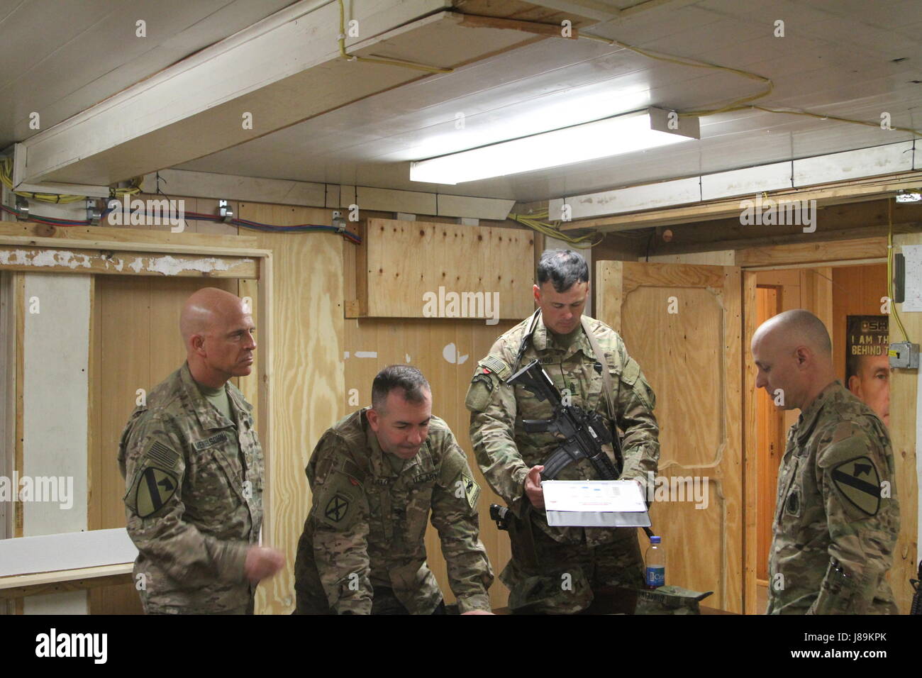 Col. Michael Lalor and Command Sgt. Maj. Sean Howard, command team for ...