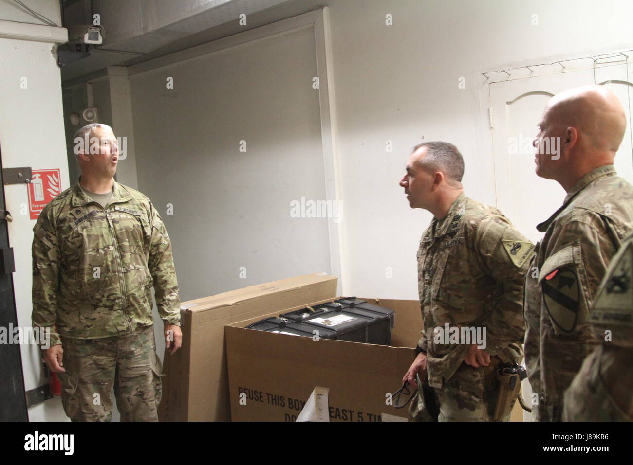 Col. Michael Lalor and Command Sgt. Maj. Sean Howard, command team for ...