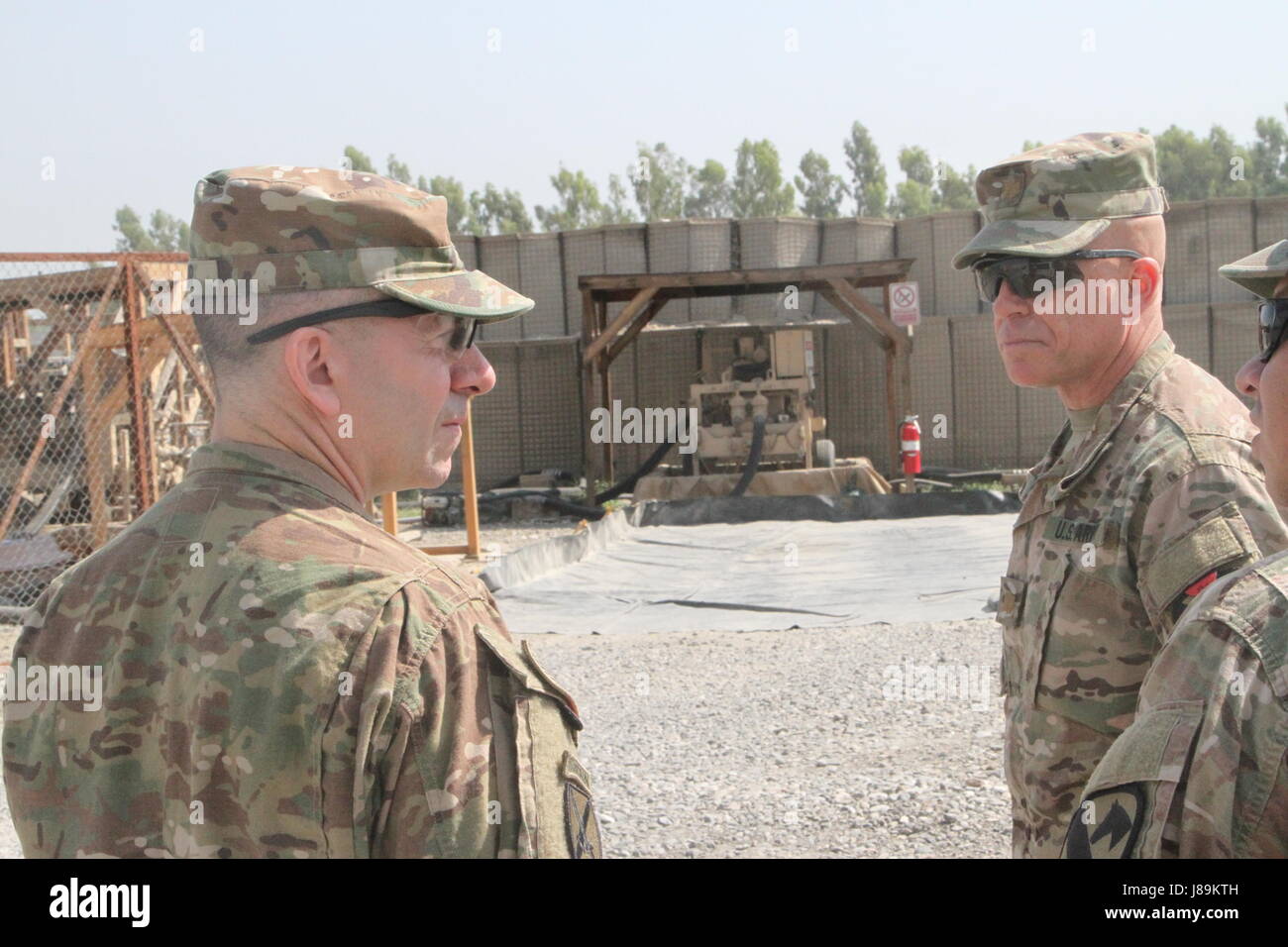 Col. Michael Lalor and Command Sgt. Maj. Sean Howard, command team for ...