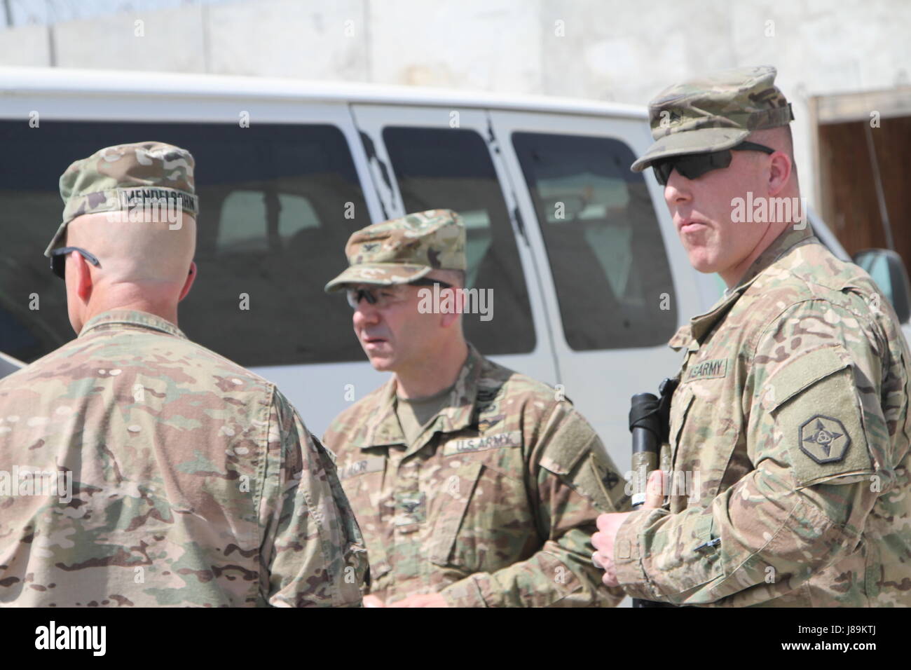 Col. Michael Lalor and Command Sgt. Maj. Sean Howard, command team for ...