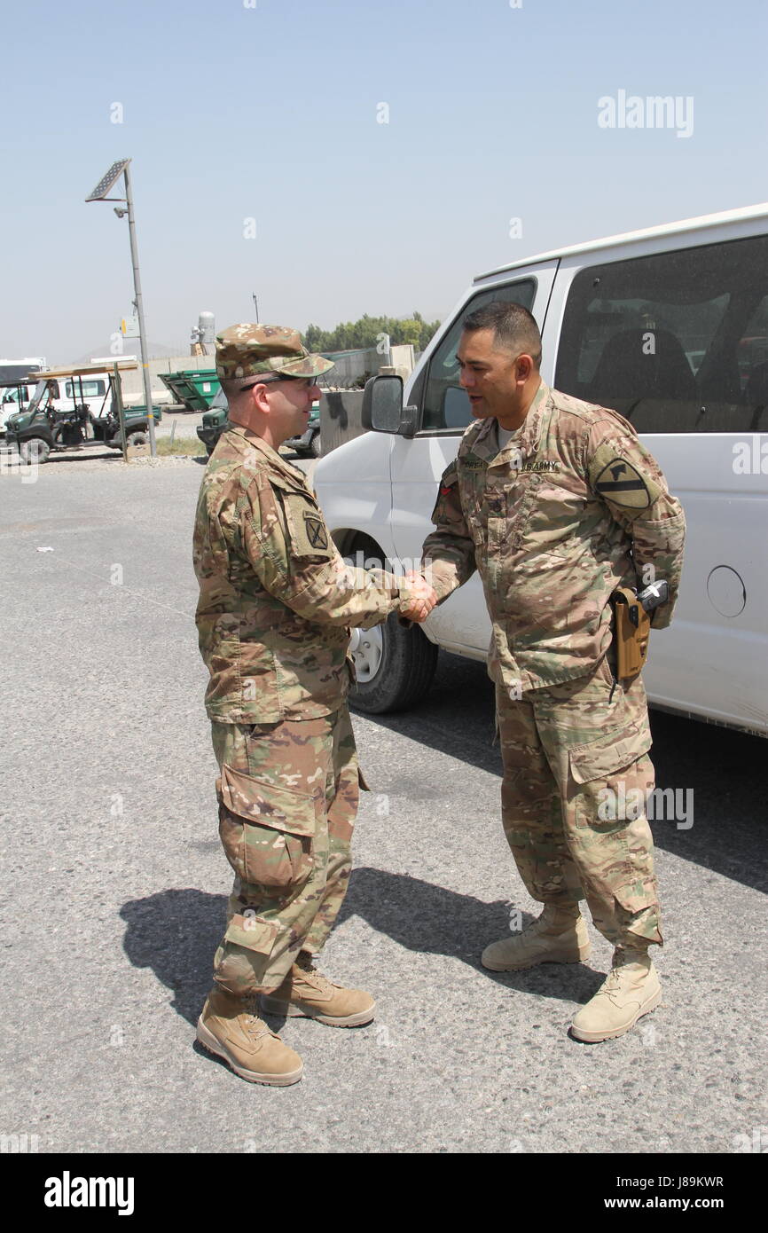 Col. Michael Lalor and Command Sgt. Maj. Sean Howard, command team for ...