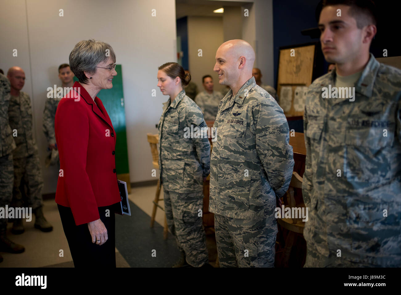 PETERSON AIR FORCE BASE, Colo. -Secretary of the Air Force Heather ...