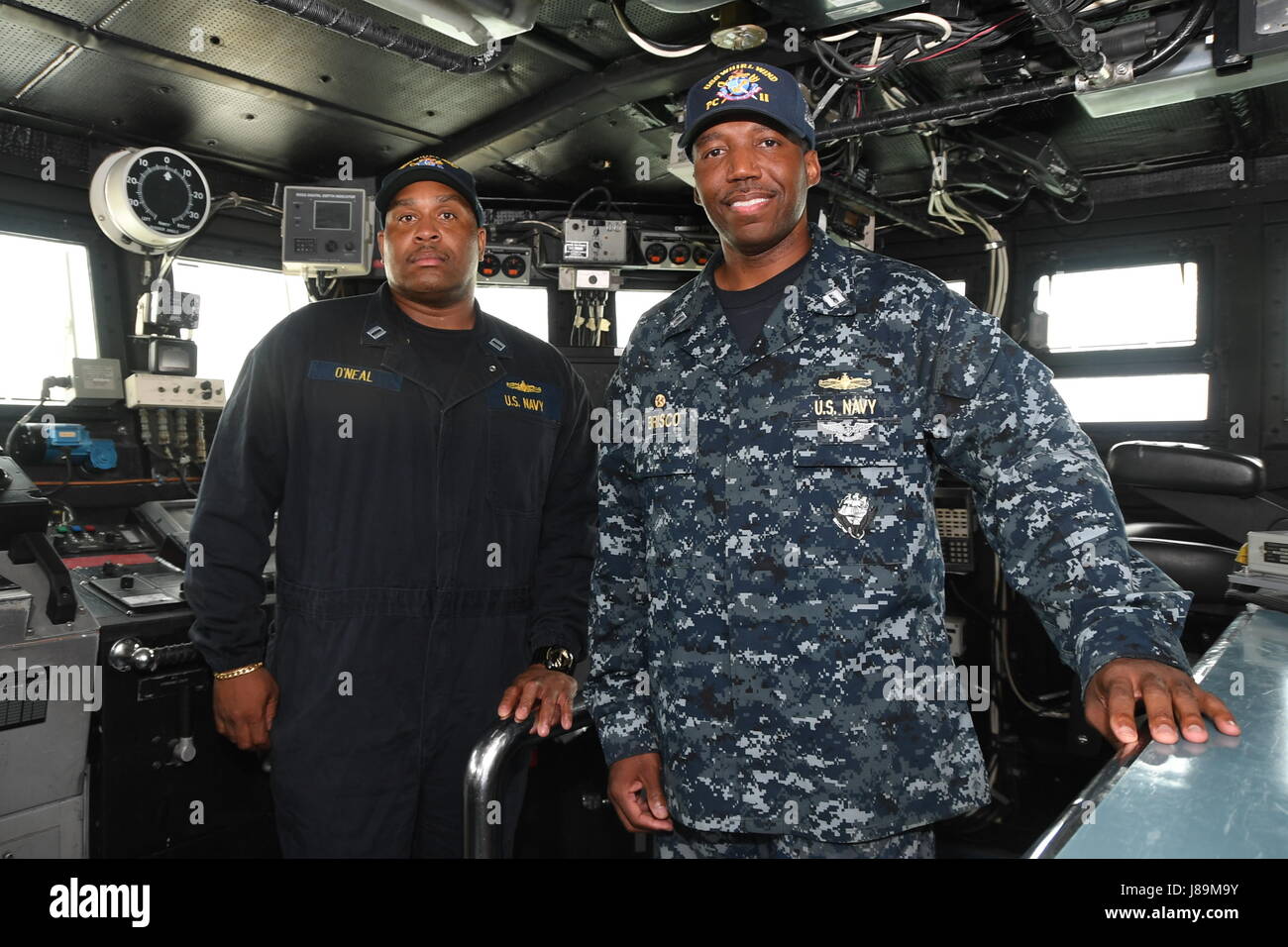 USS Whirlwind (PC 11), a Cyclone-class coastal patrol ship, is forward ...