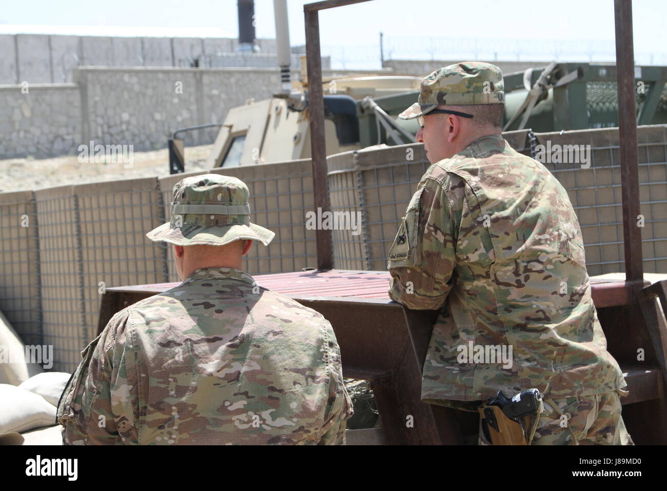 Col. Michael Lalor and Command Sgt. Maj. Sean Howard, command team for ...