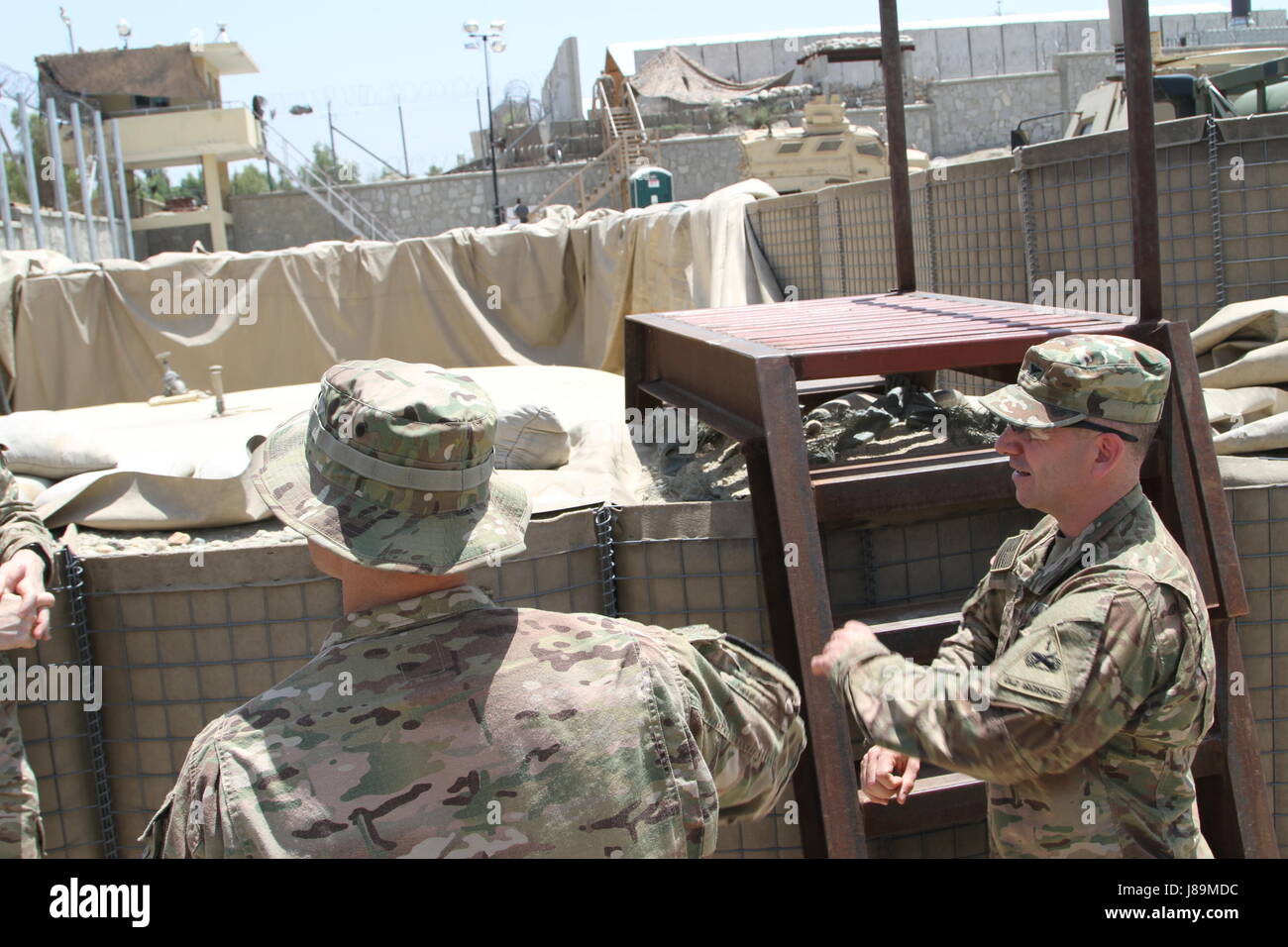 Col. Michael Lalor and Command Sgt. Maj. Sean Howard, command team for ...