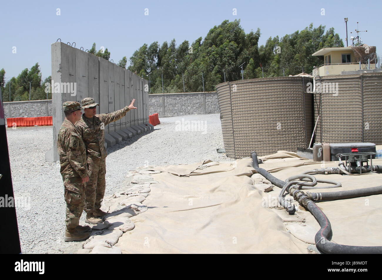 Col. Michael Lalor and Command Sgt. Maj. Sean Howard, command team for ...