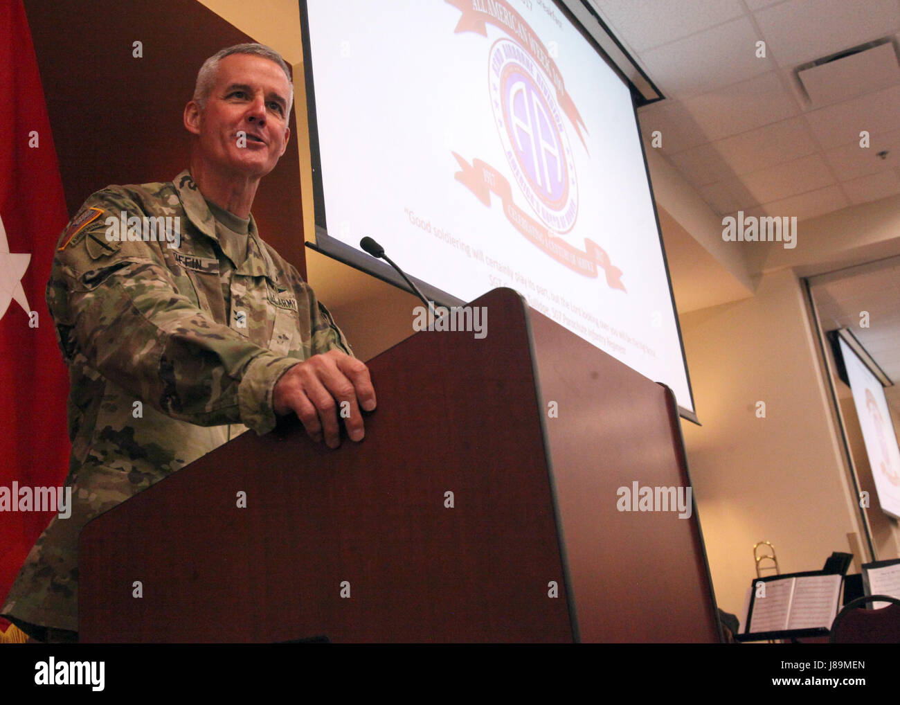 Chaplain (Col.) James Griffin, the 82nd Airborne Division chaplain ...
