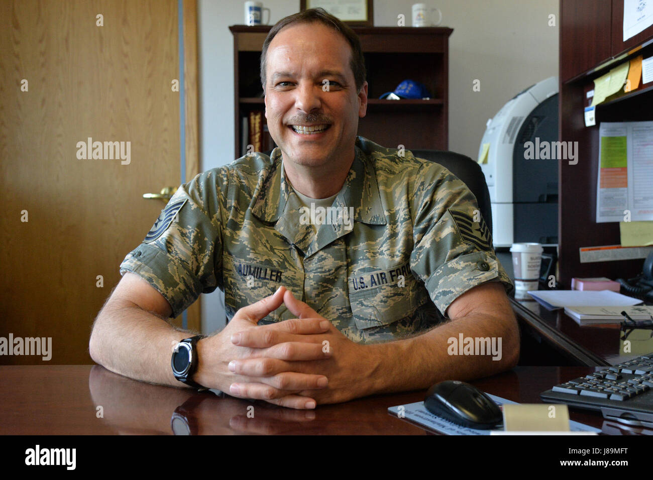 Tech. Sgt. Edwin Aumiller, 341st Missile Wing NCO in charge of EO ...