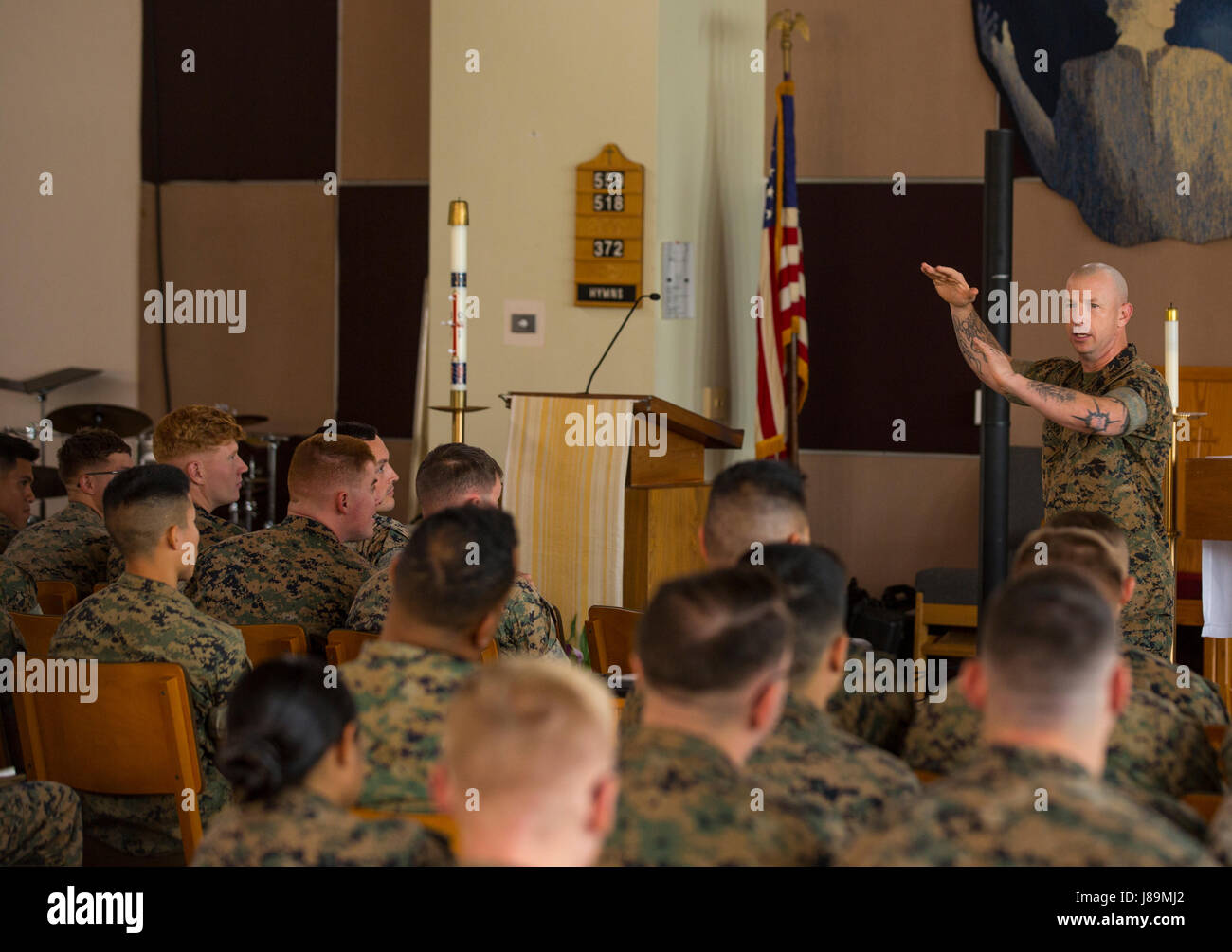 Sgt. Maj. David A. Wilson, I Marine Expeditionary Force Headquarters ...