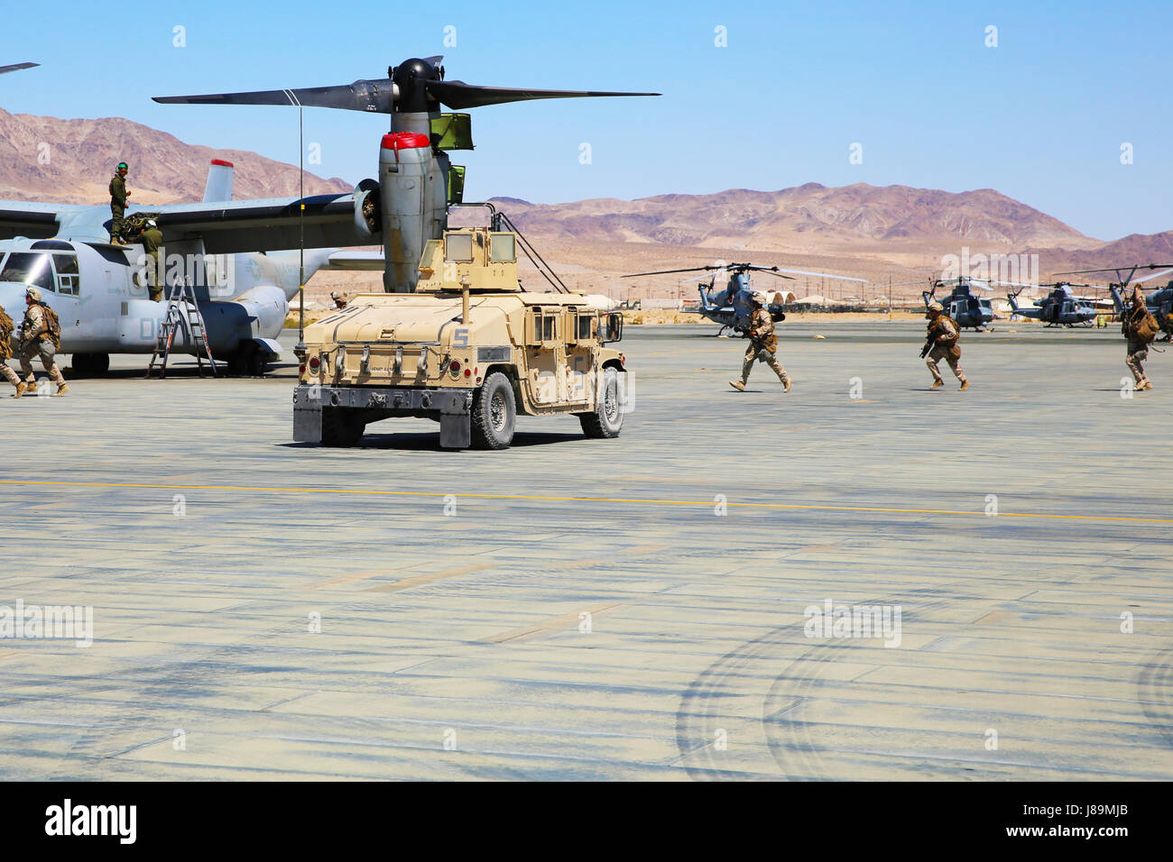 Marines with Marine Wing Support Squadron (MWSS) 373 assess a strategic ...