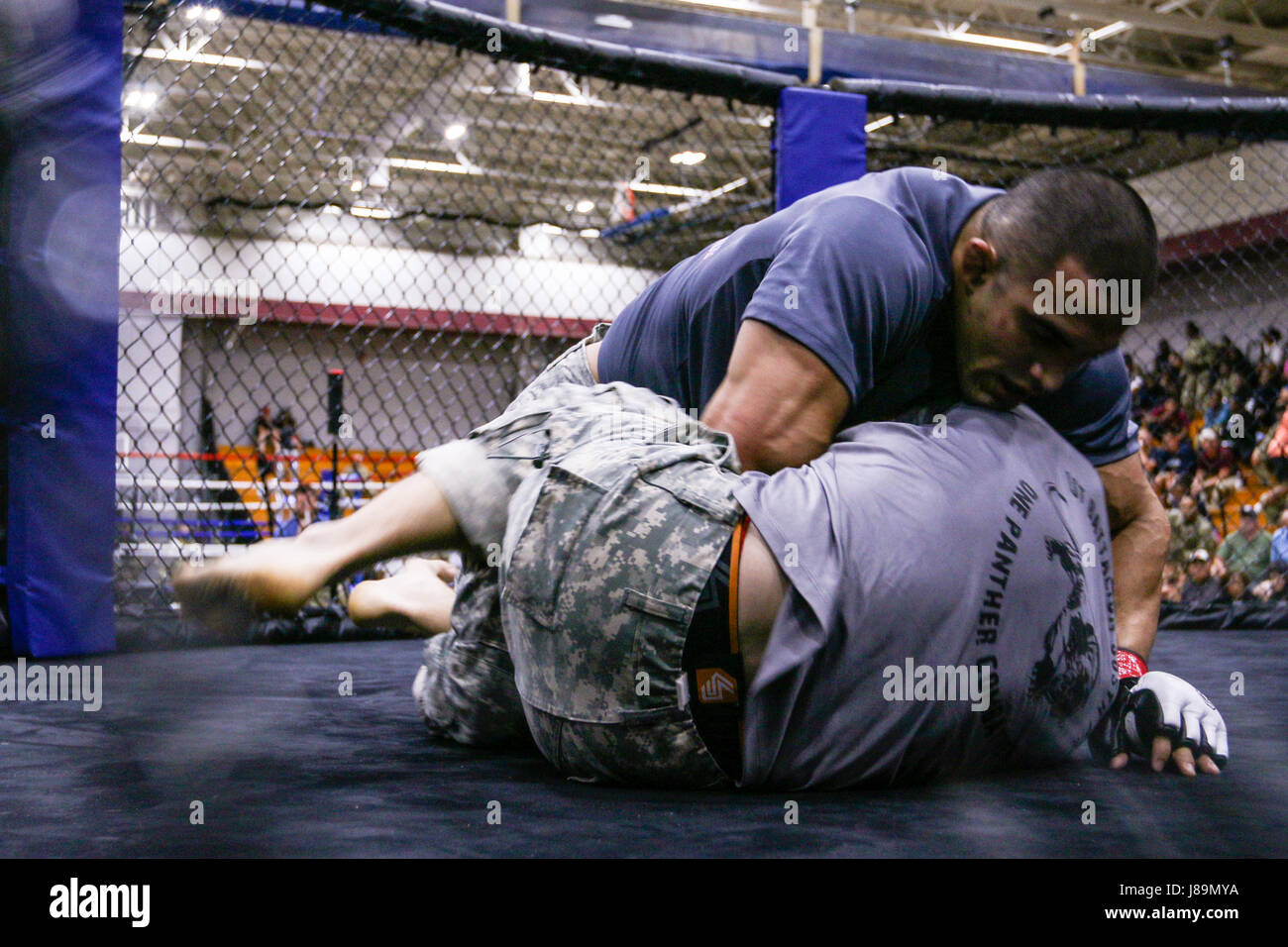 Two Paratroopers with the 82nd Airborne Division, fight during the ...