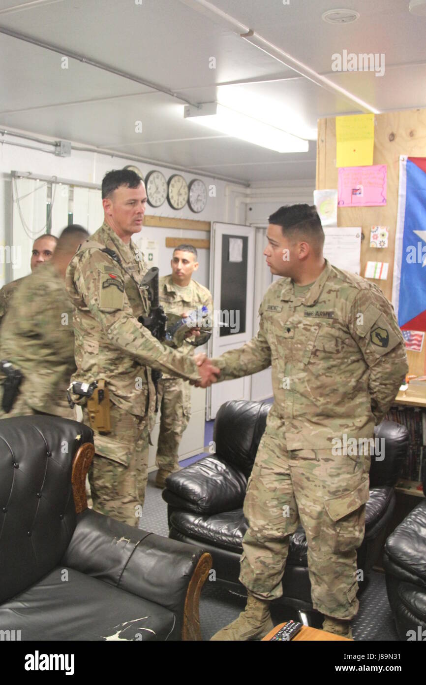 Col. Michael Lalor and Command Sgt. Maj. Sean Howard, command team for ...