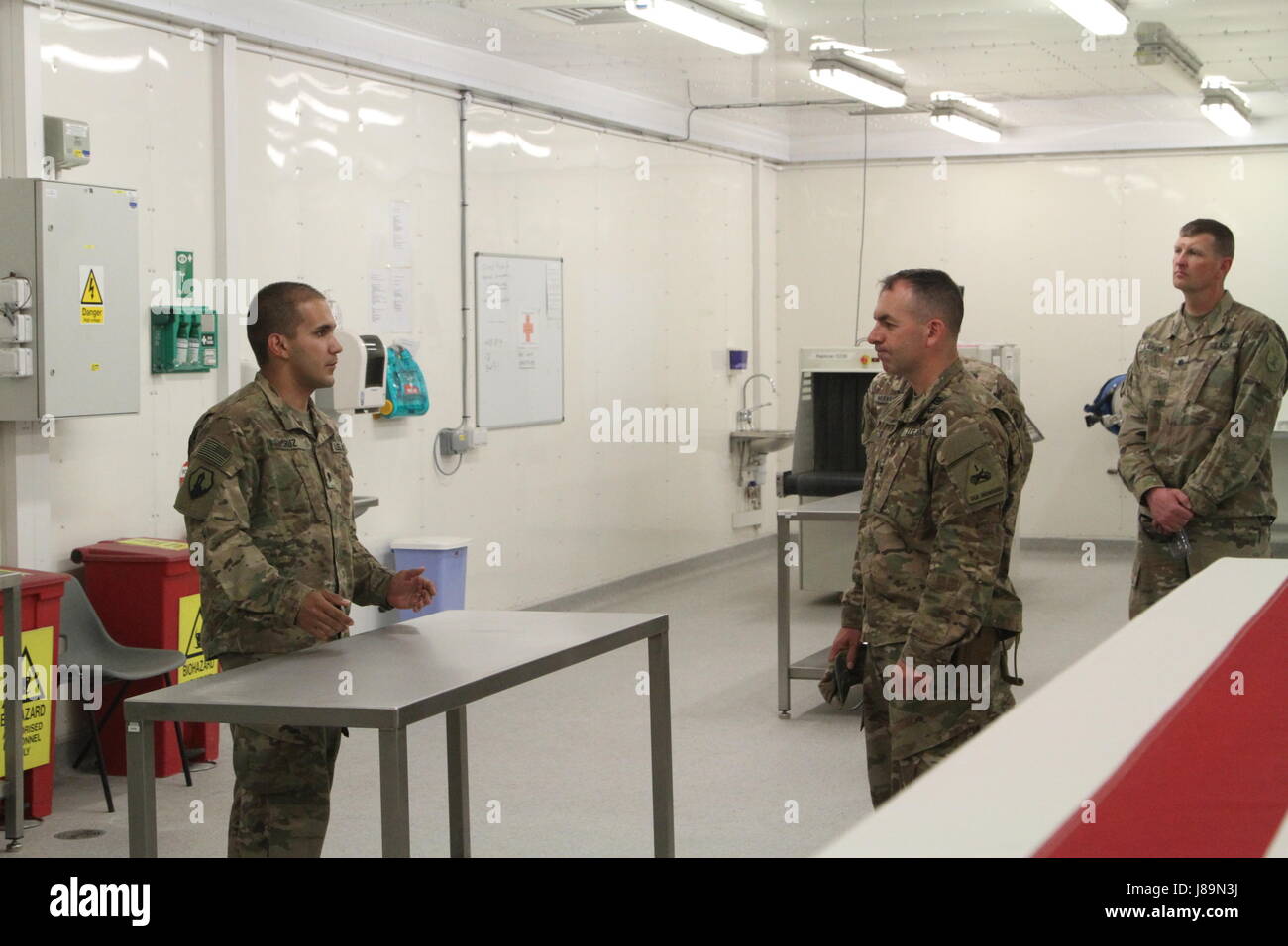 Col. Michael Lalor and Command Sgt. Maj. Sean Howard, command team for ...