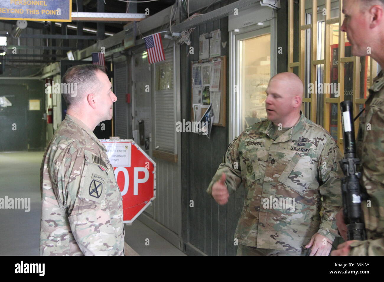Col. Michael Lalor and Command Sgt. Maj. Sean Howard, command team for ...