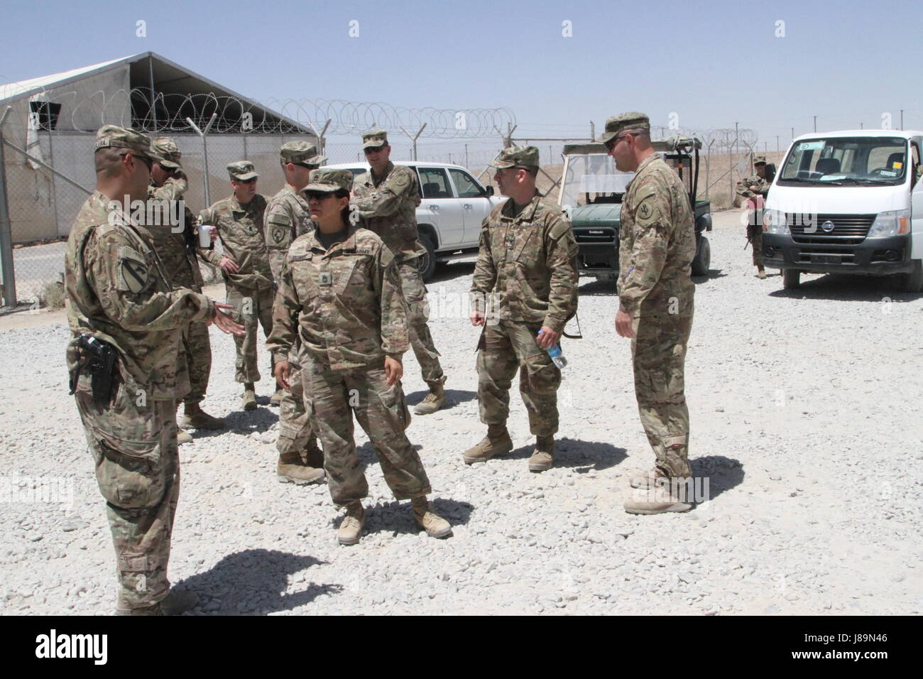 Col. Michael Lalor and Command Sgt. Maj. Sean Howard, command team for ...