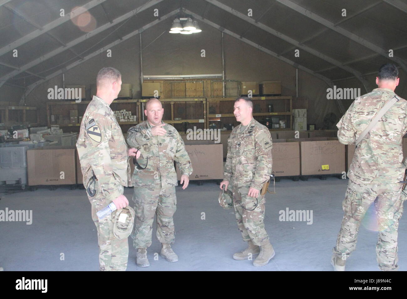 Col. Michael Lalor and Command Sgt. Maj. Sean Howard, command team for ...