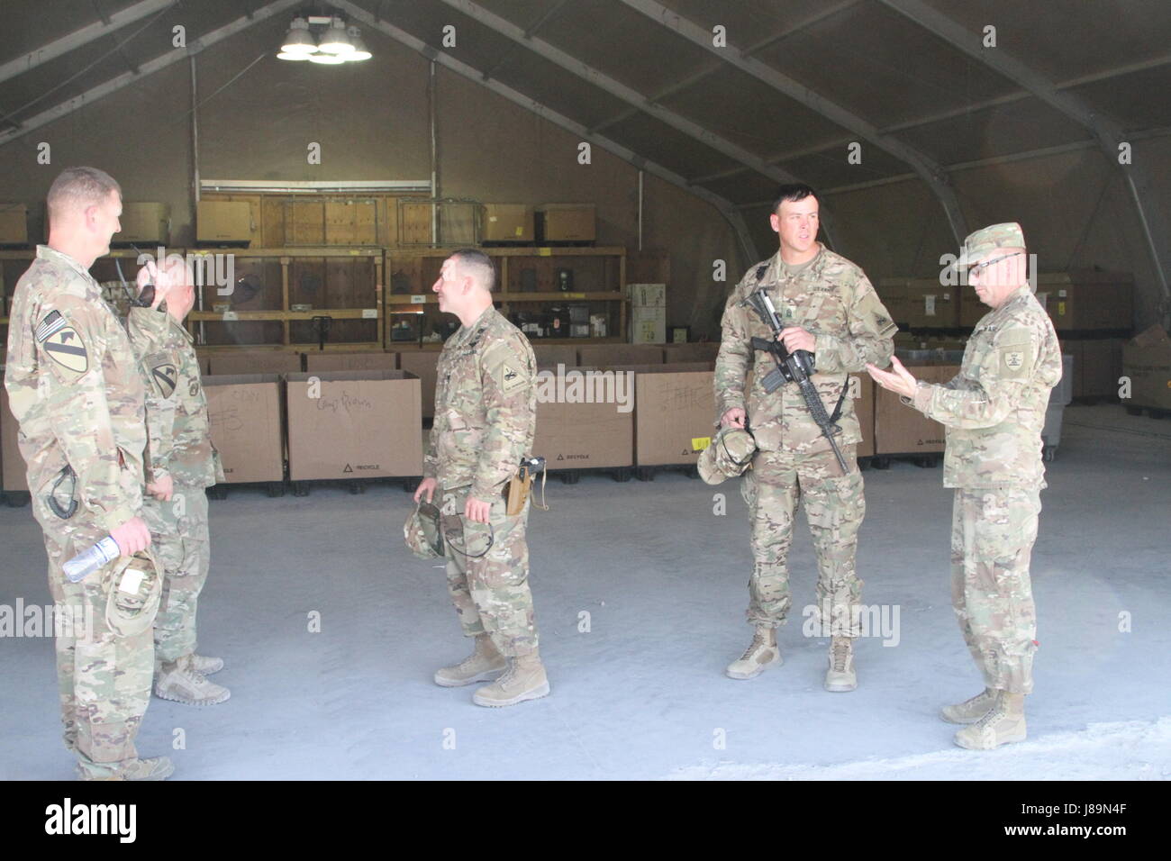 Col. Michael Lalor and Command Sgt. Maj. Sean Howard, command team for ...