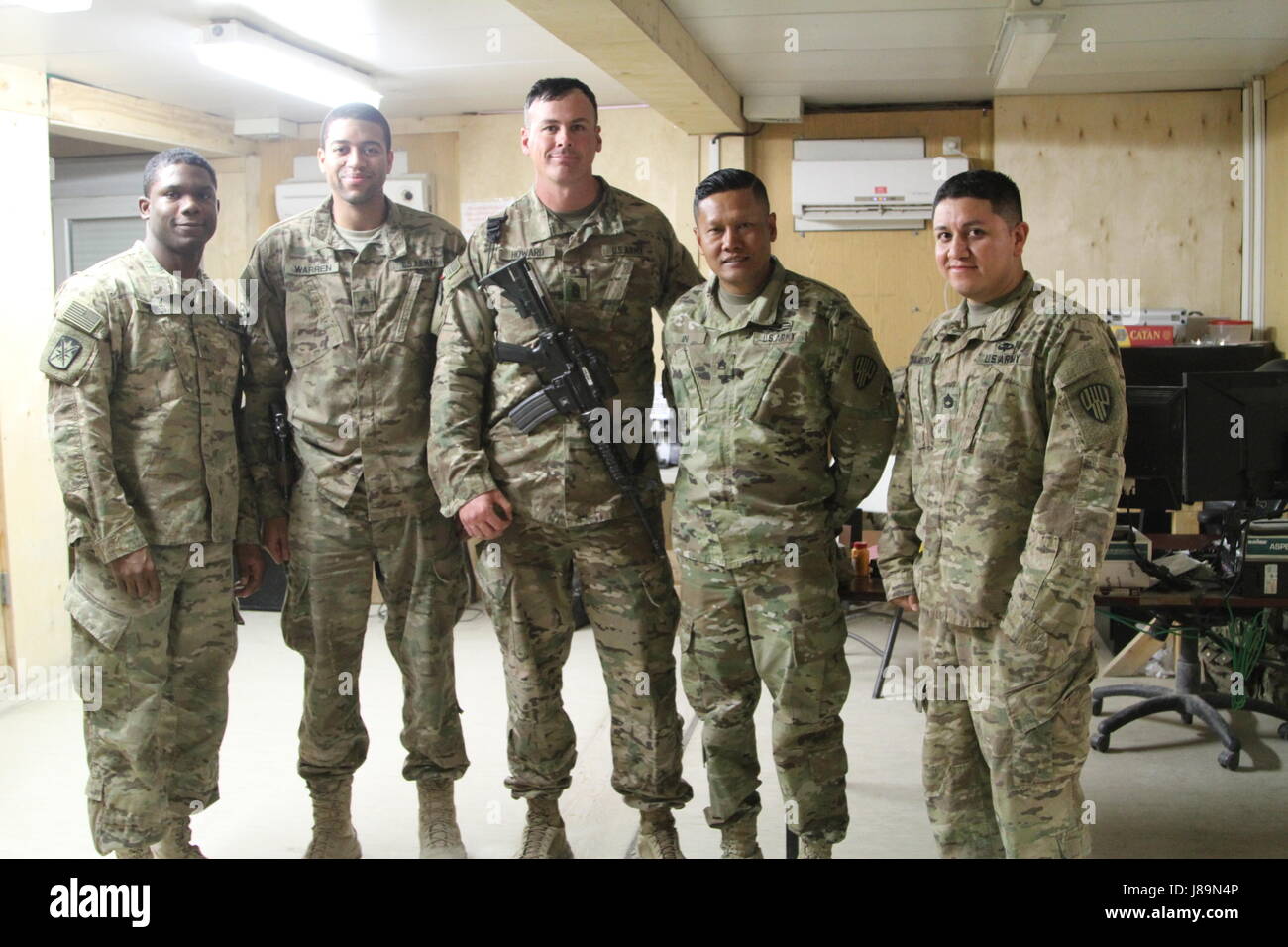 Col. Michael Lalor and Command Sgt. Maj. Sean Howard, command team for ...