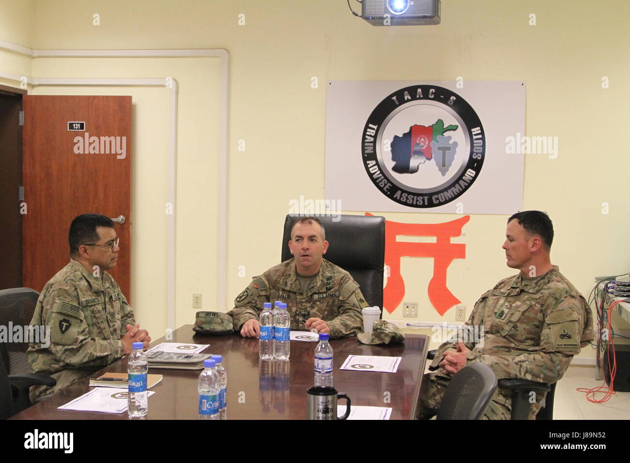 Col. Michael Lalor and Command Sgt. Maj. Sean Howard, command team for ...