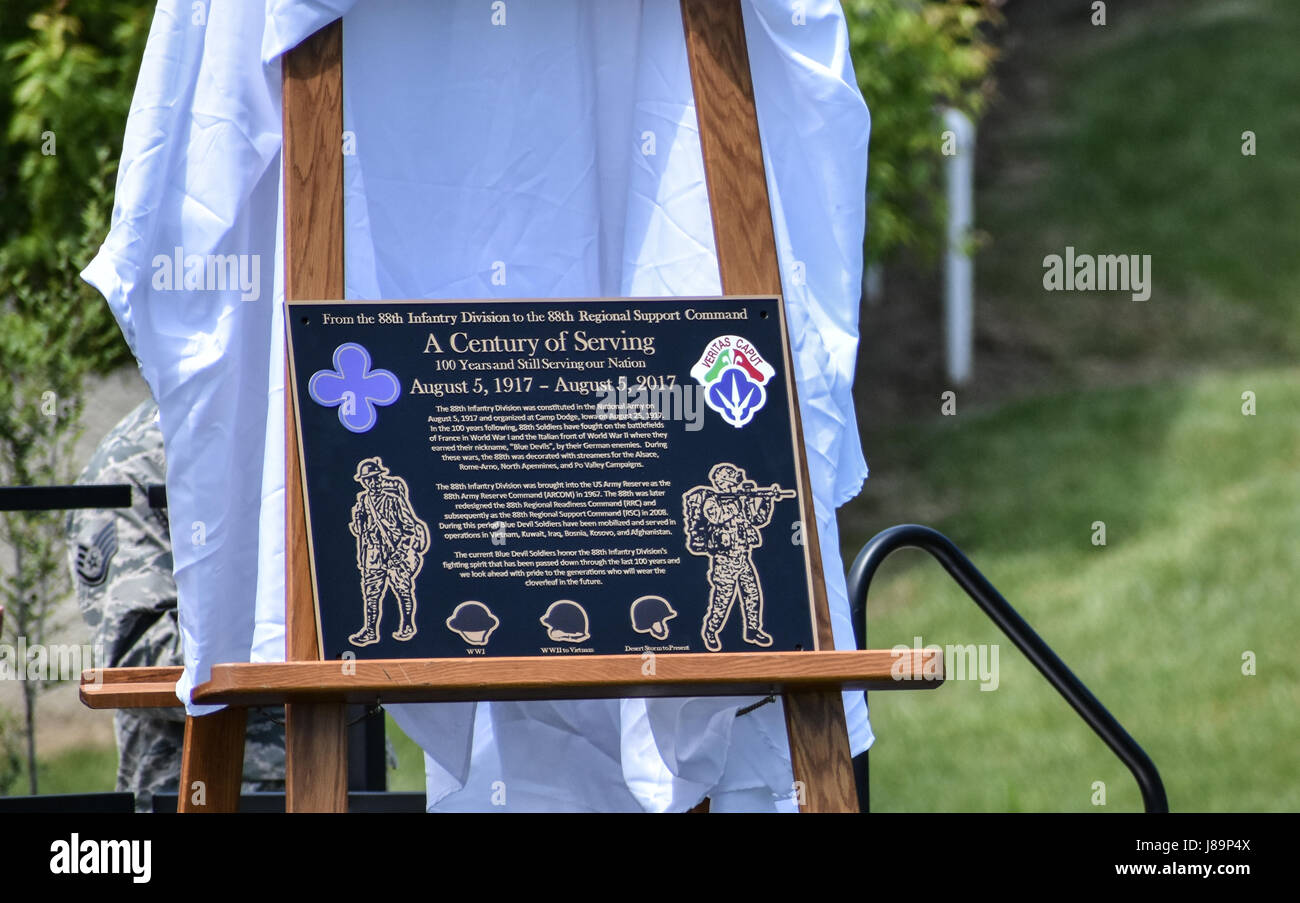 The 88th Regional Support Command dedicated a plaque at Camp Dodge ...