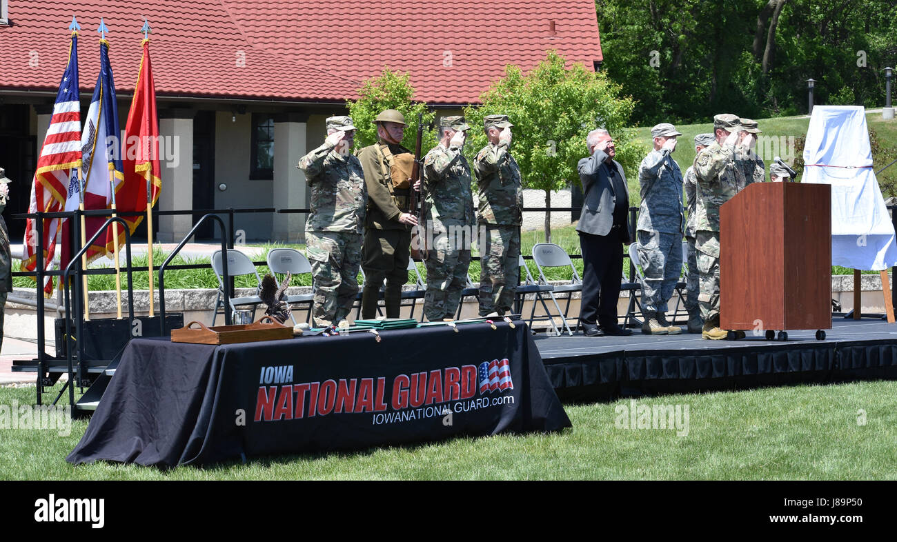 The 88th Regional Support Command salutes during a ceremony to dedicate ...