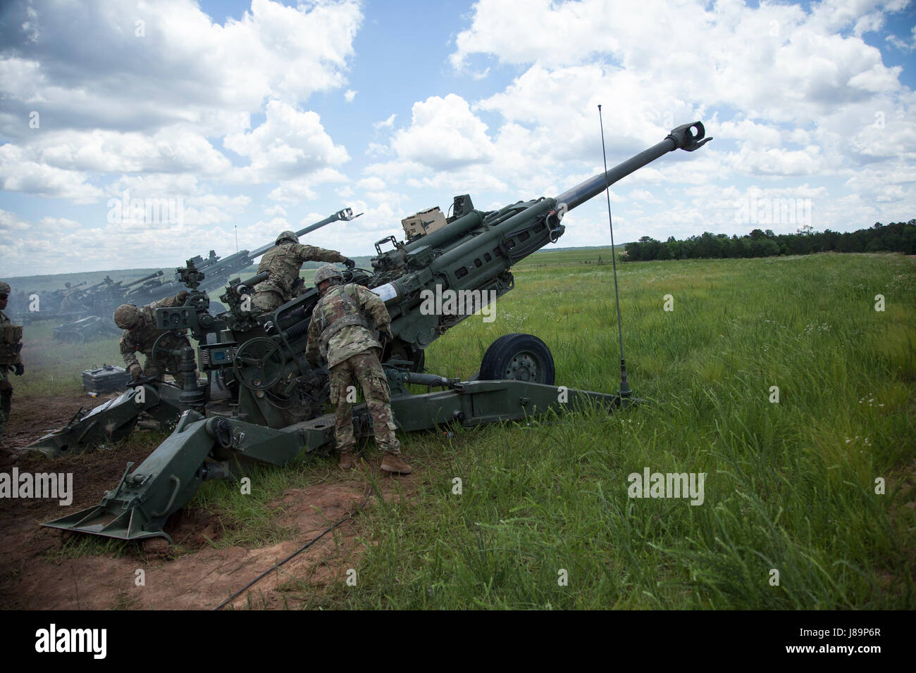 Paratroopers assigned to 1st Battalion, 319th Airborne Field Artillery ...