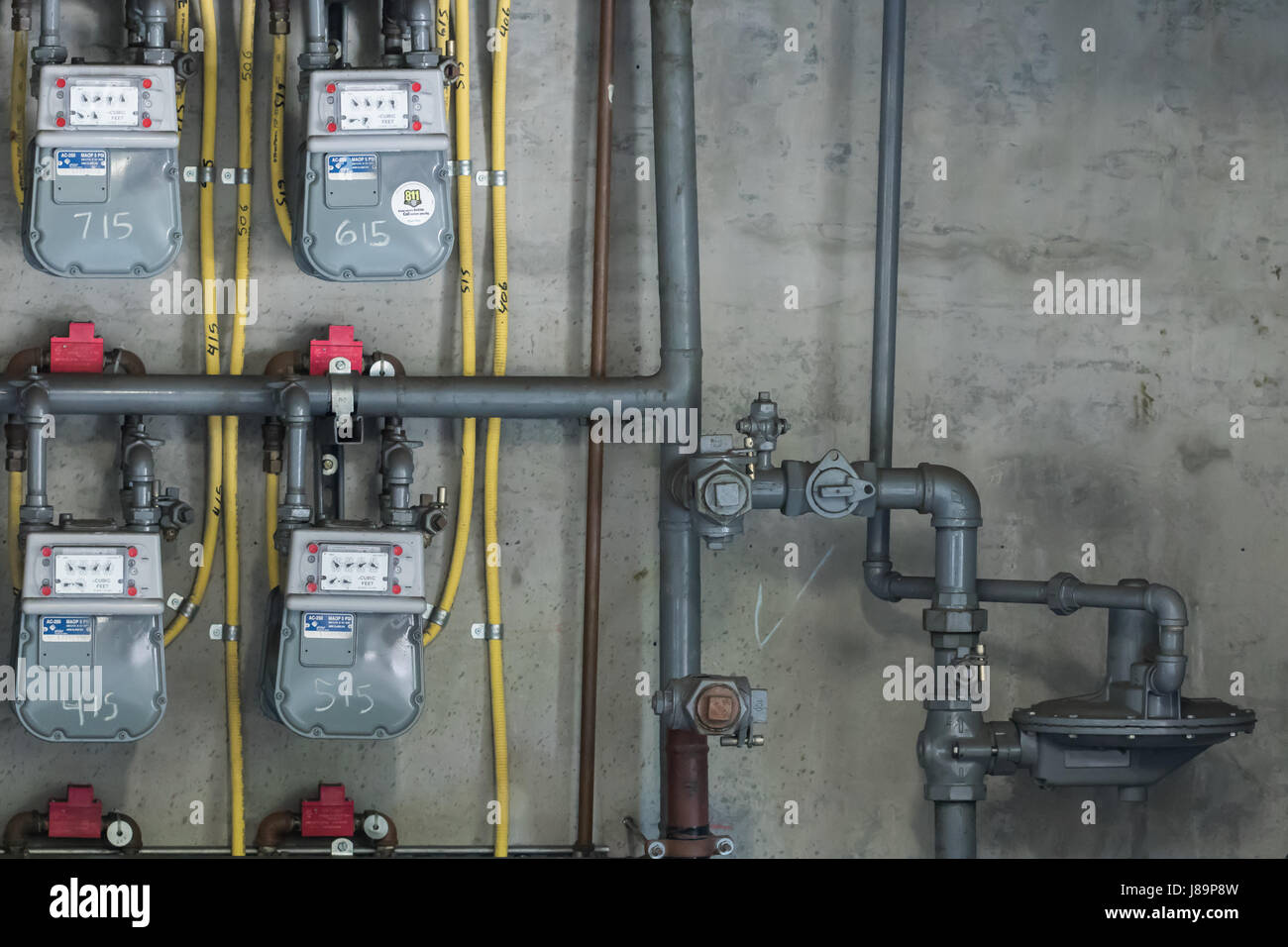 Gas Meter Box High Resolution Stock Photography and Images - Alamy