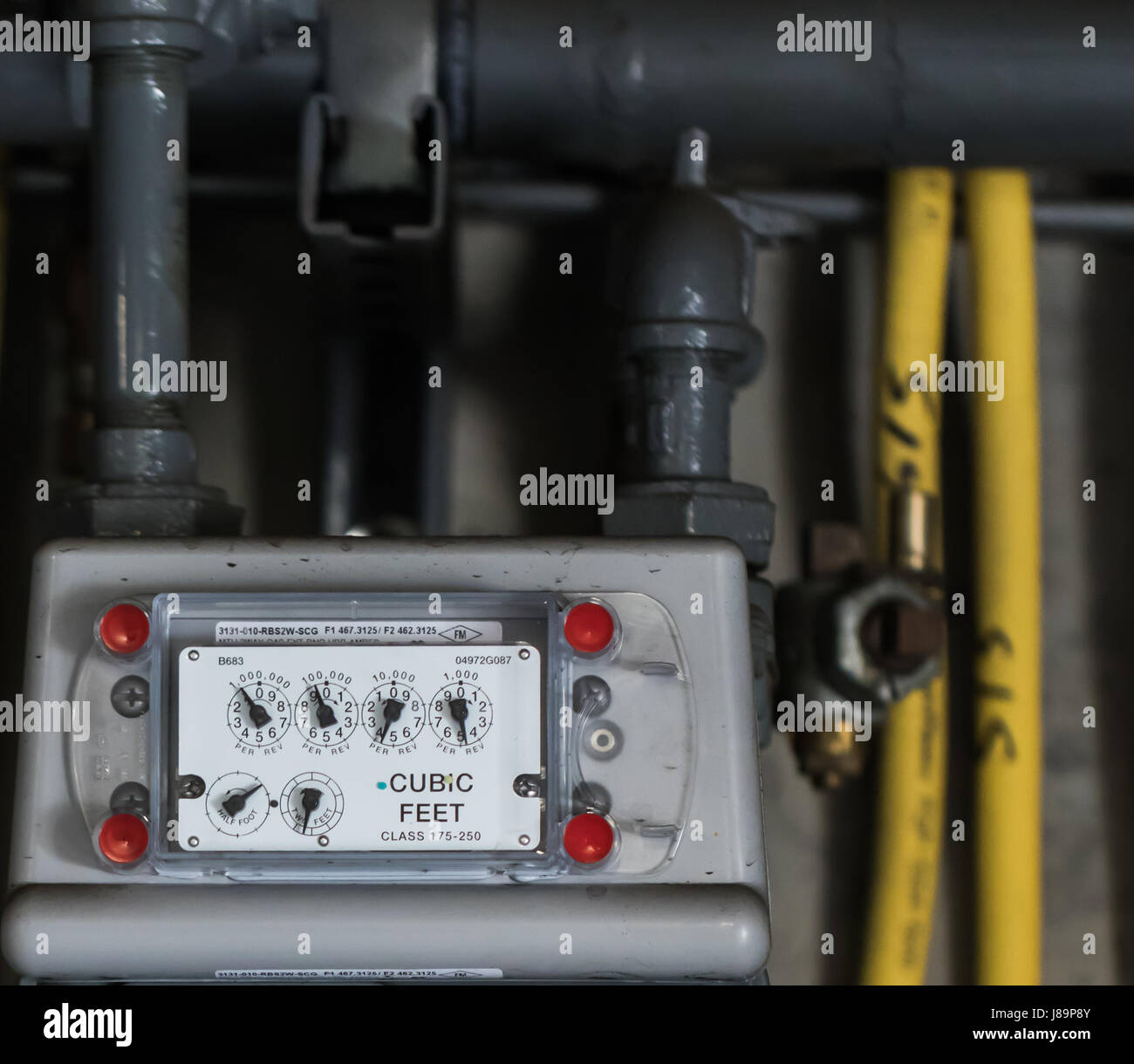 Industrial gas meter hi-res stock photography and images - Alamy