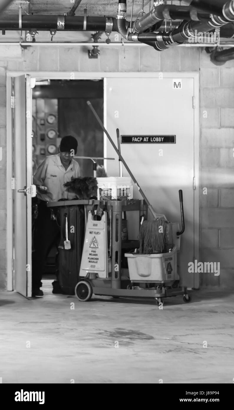 Janitor hi-res stock photography and images - Alamy