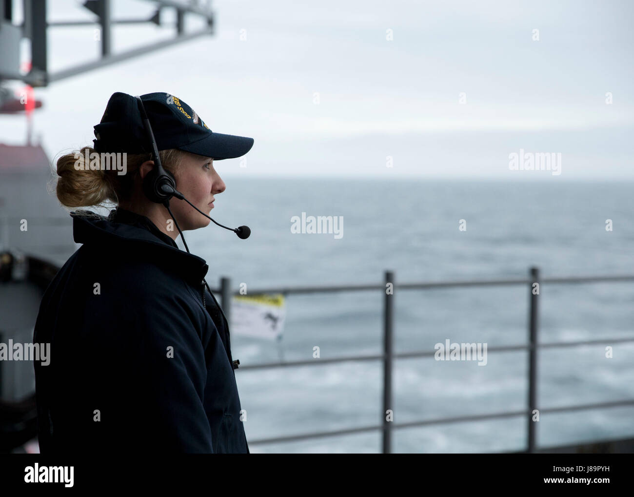 ATLANTIC OCEAN (May 25, 2017) -- Boatswain's Mate Seaman Kayla Whitcomb ...