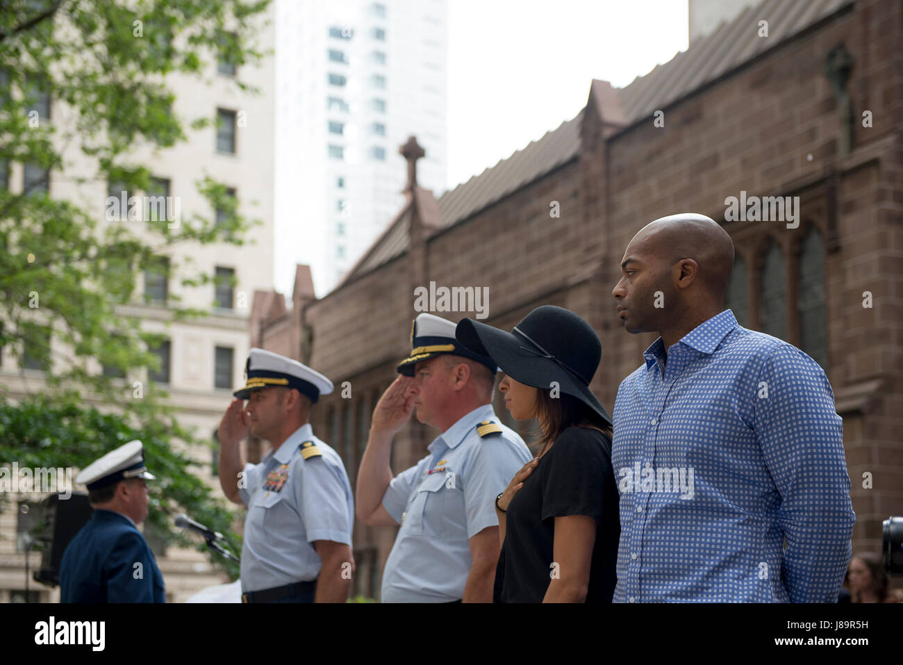 As a part of Fleet Week New York, crew members from the Coast Guard ...
