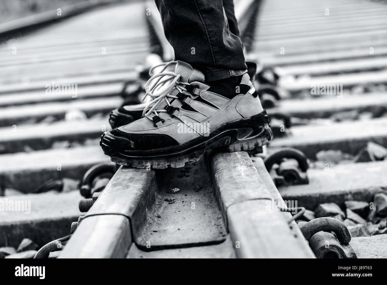 Shoes Train London Platform High Resolution Stock Photography and ...