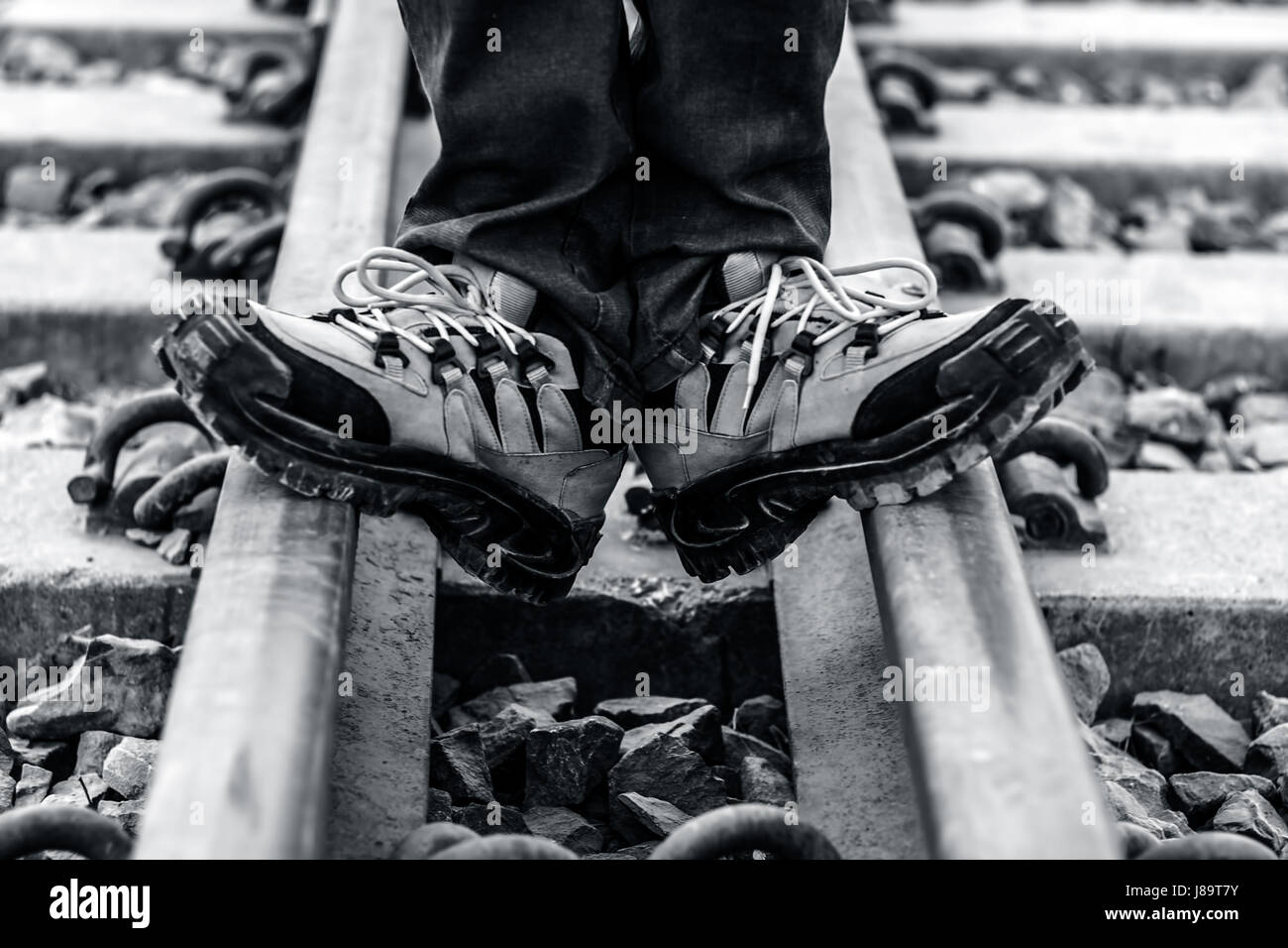 Shoes Train London Platform High Resolution Stock Photography and ...