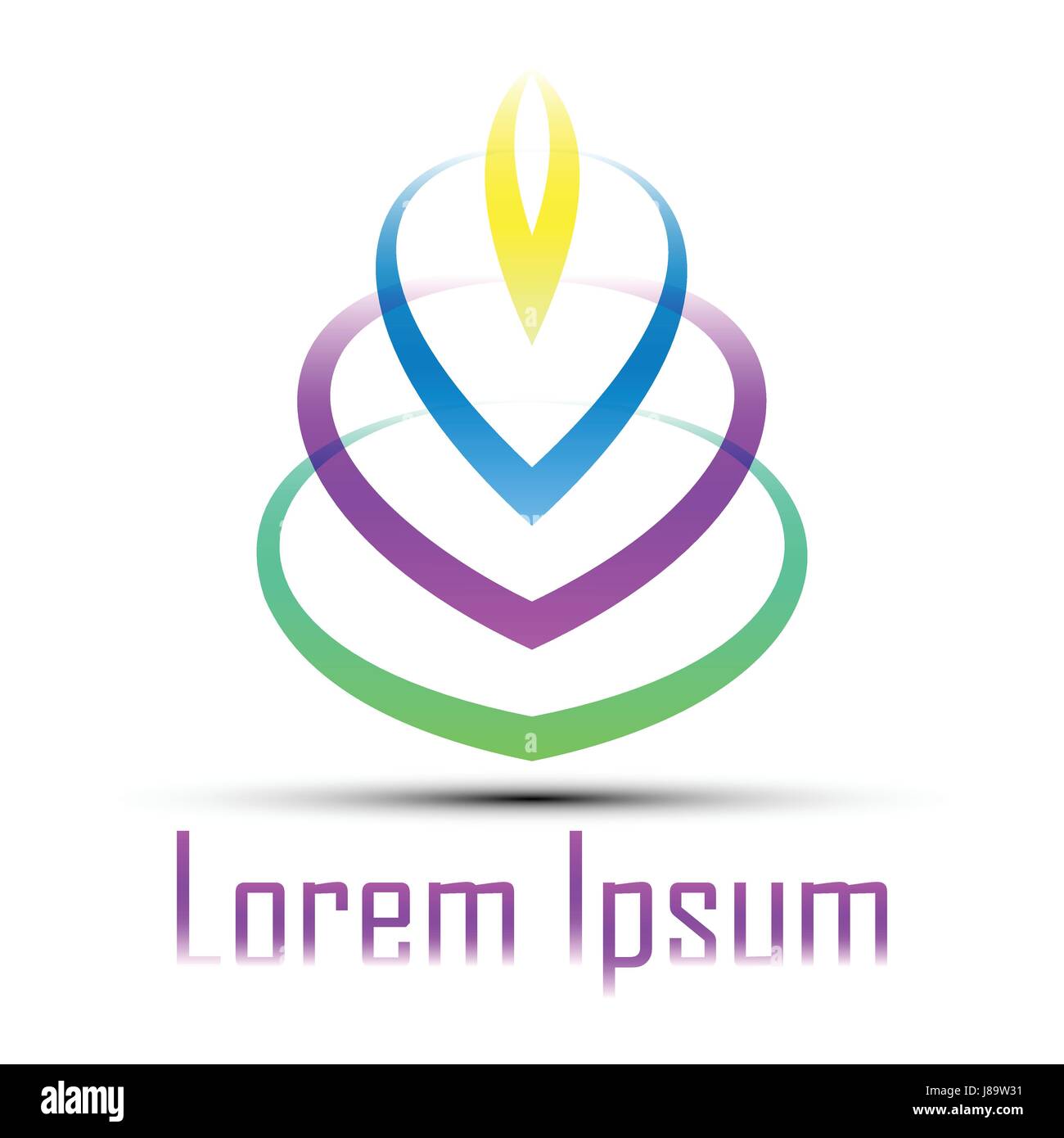 abstract logo design Stock Vector Image & Art - Alamy