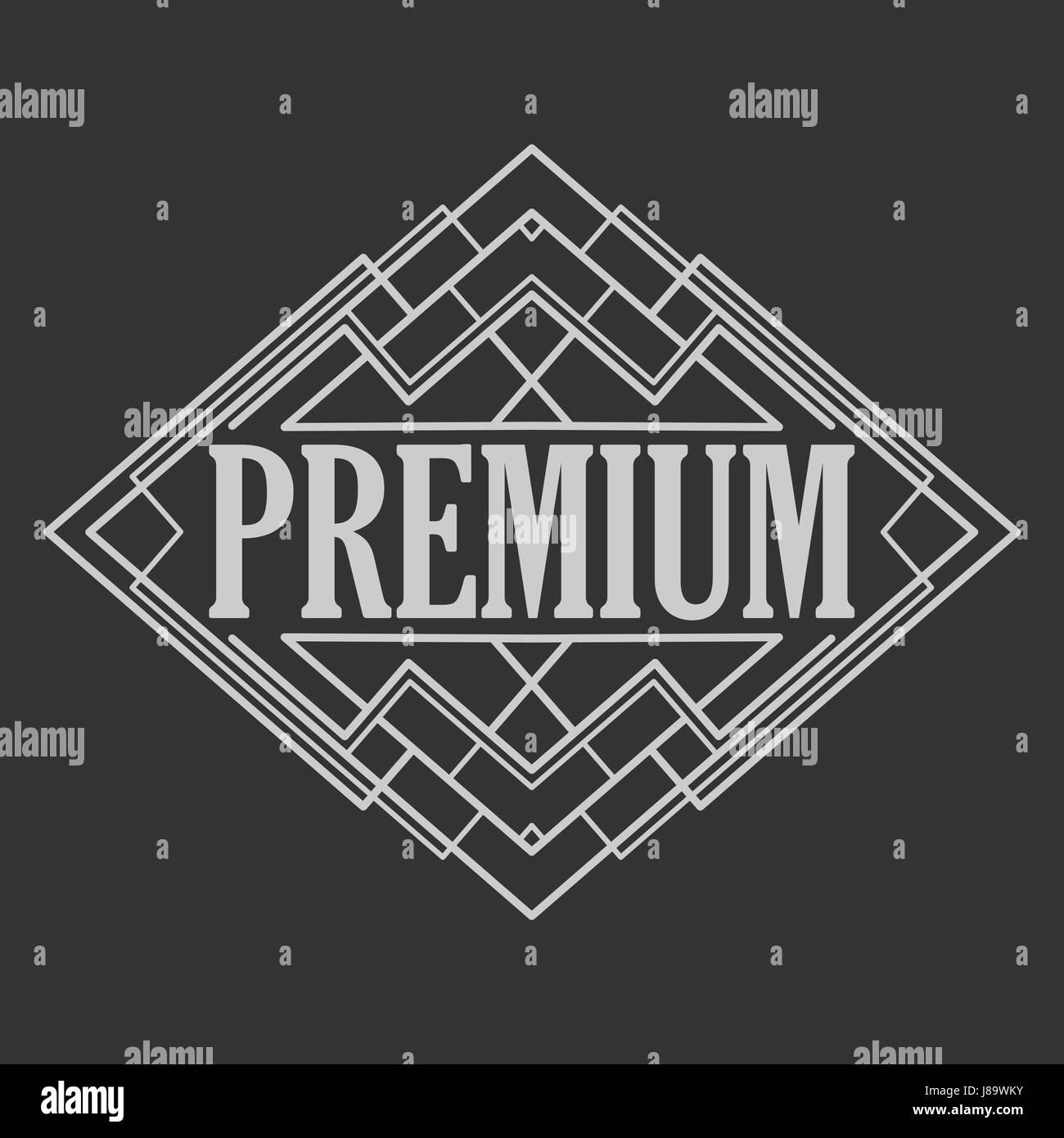 Vintage badge. Logo template Stock Vector Image & Art - Alamy