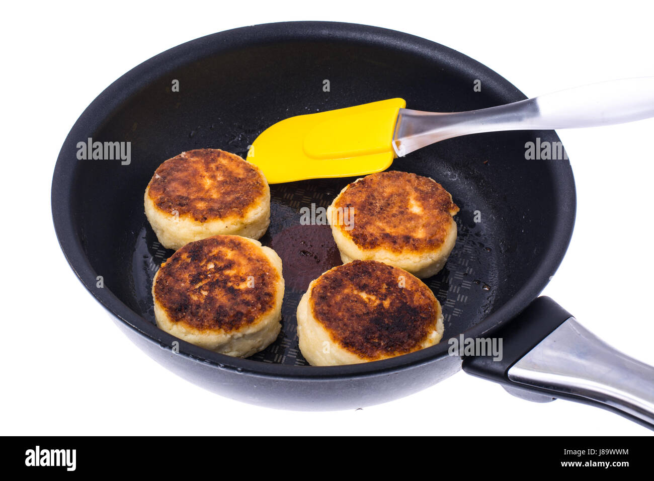 Cakes fried in pan hi-res stock photography and images - Alamy