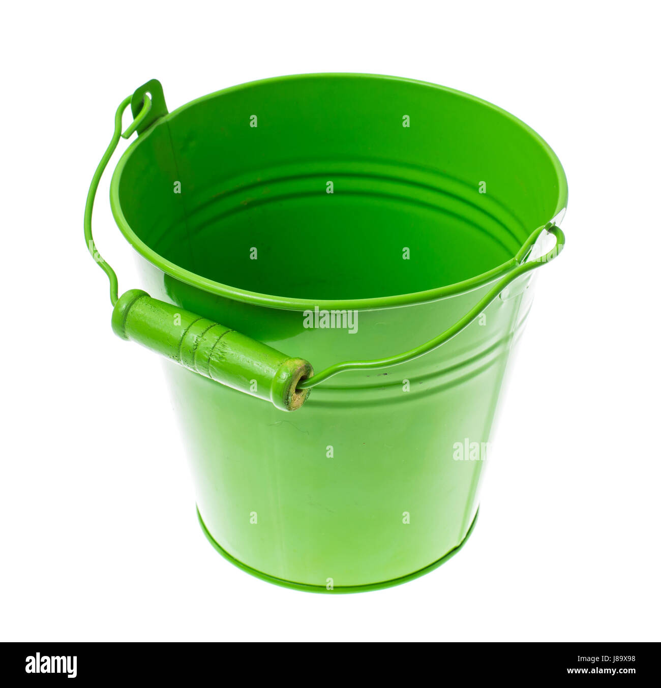 Colored decorative metal buckets Stock Photo - Alamy