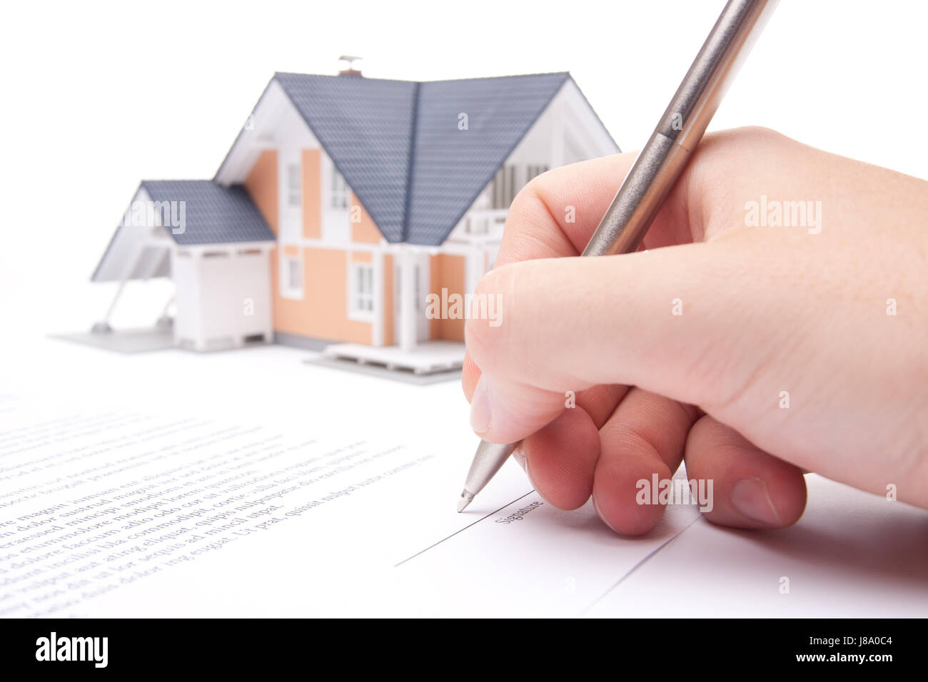 house, building, hand, sign, mortgage, acknowledge, confirm, contract ...